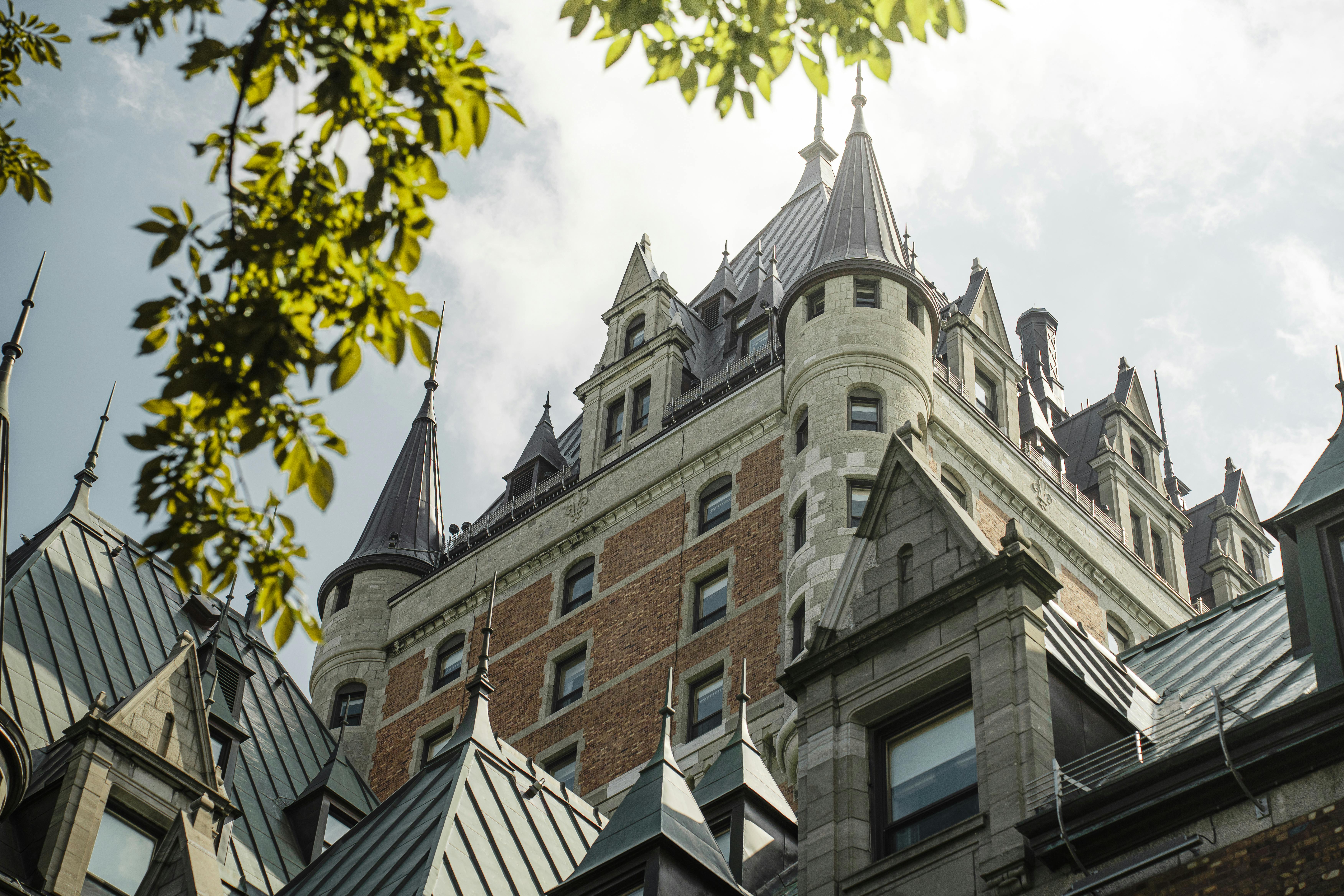 Hotel in Castle in Quebec · Free Stock Photo