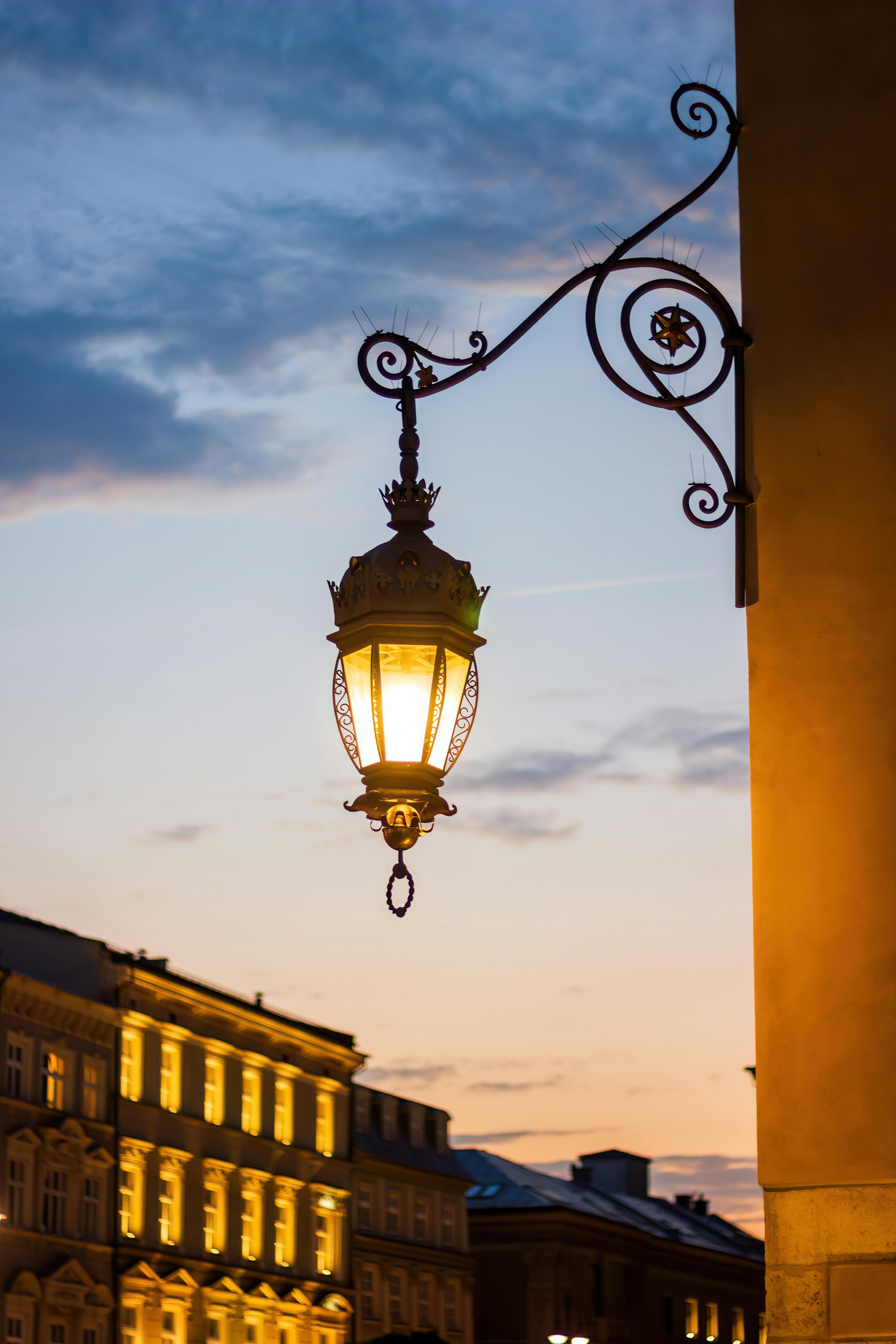 Close-Up Photo of Street Lamps · Free Stock Photo
