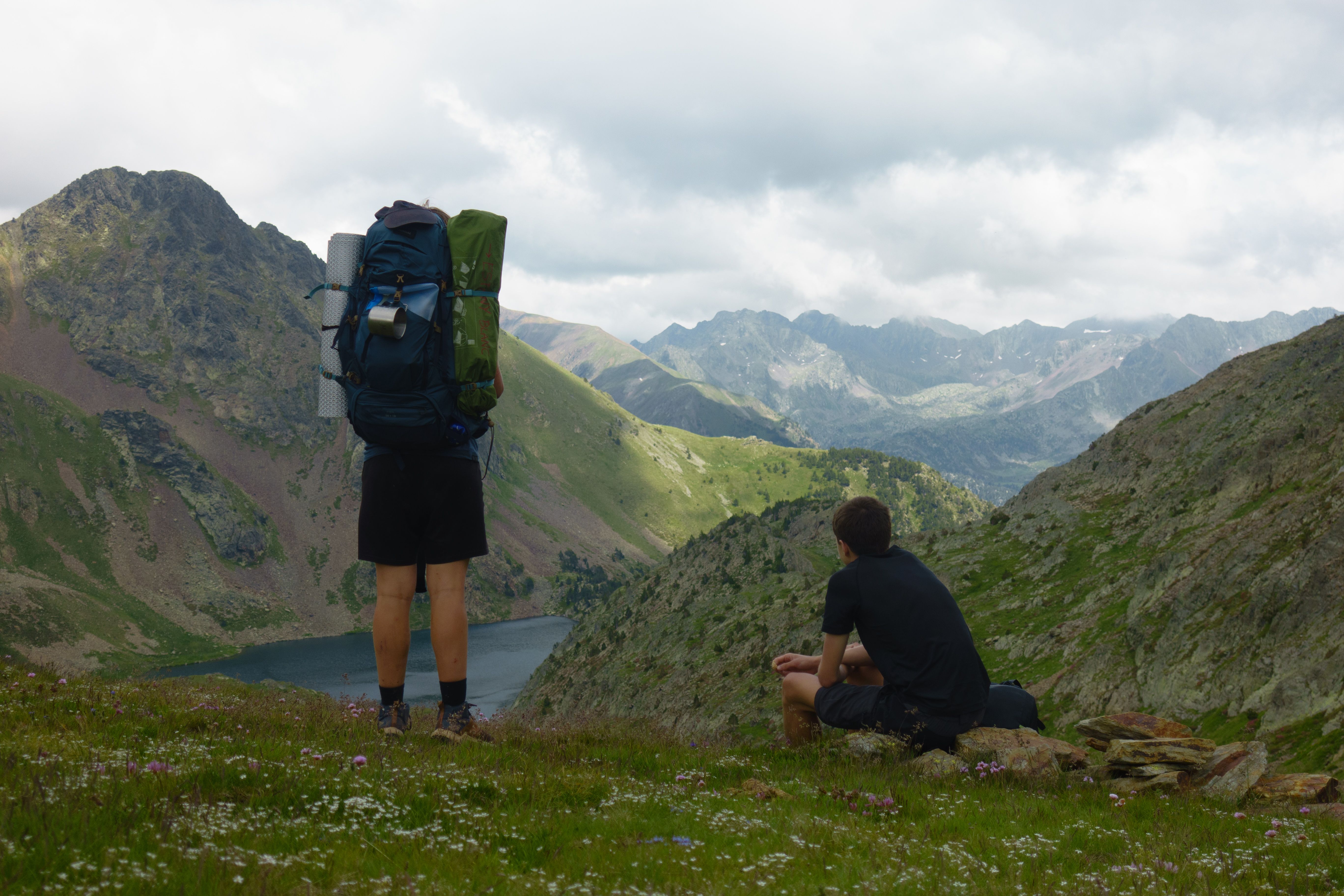 People Hiking in Mountains · Free Stock Photo