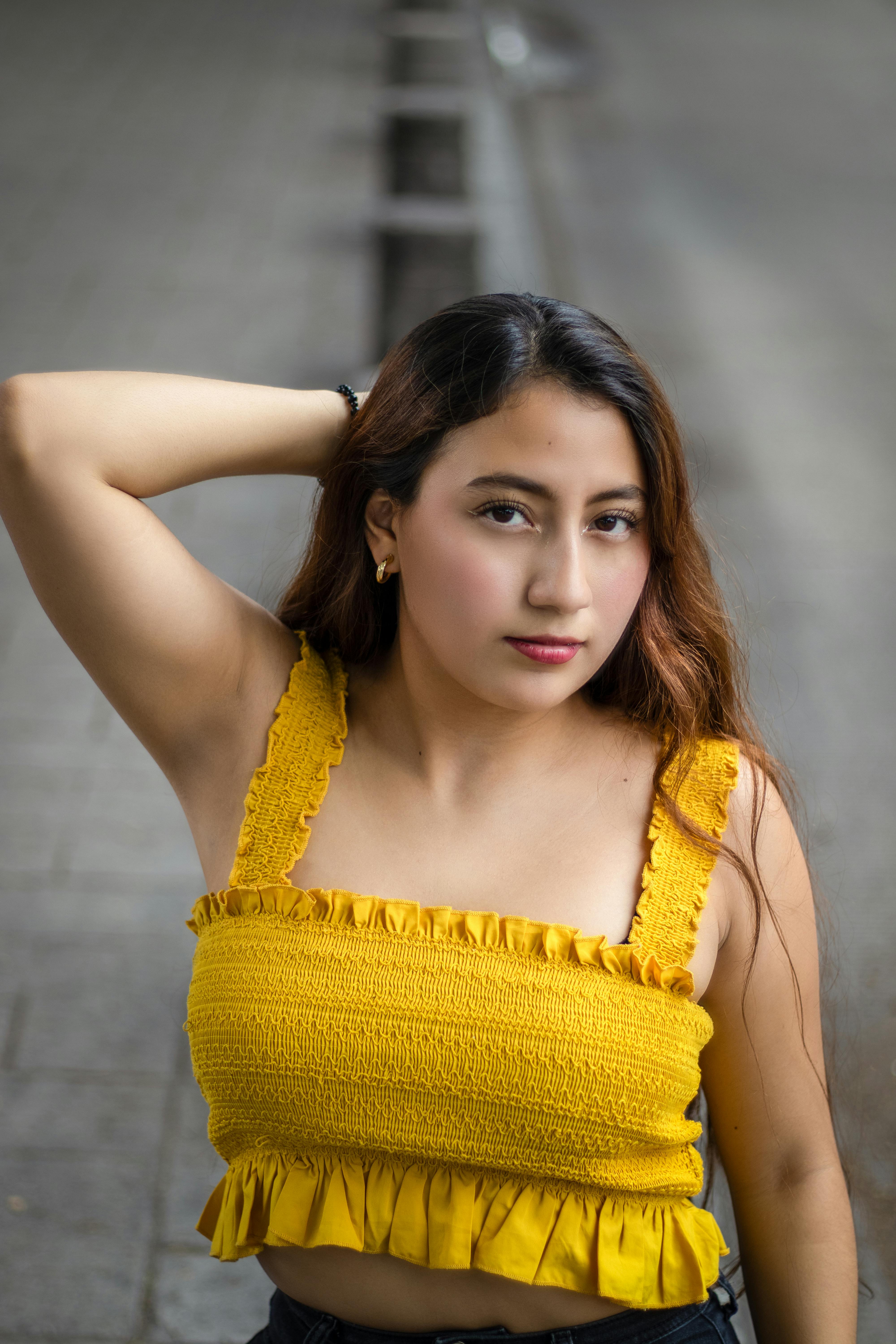 Woman Casual Standing Near Shot Photos, Download The BEST Free Woman ...