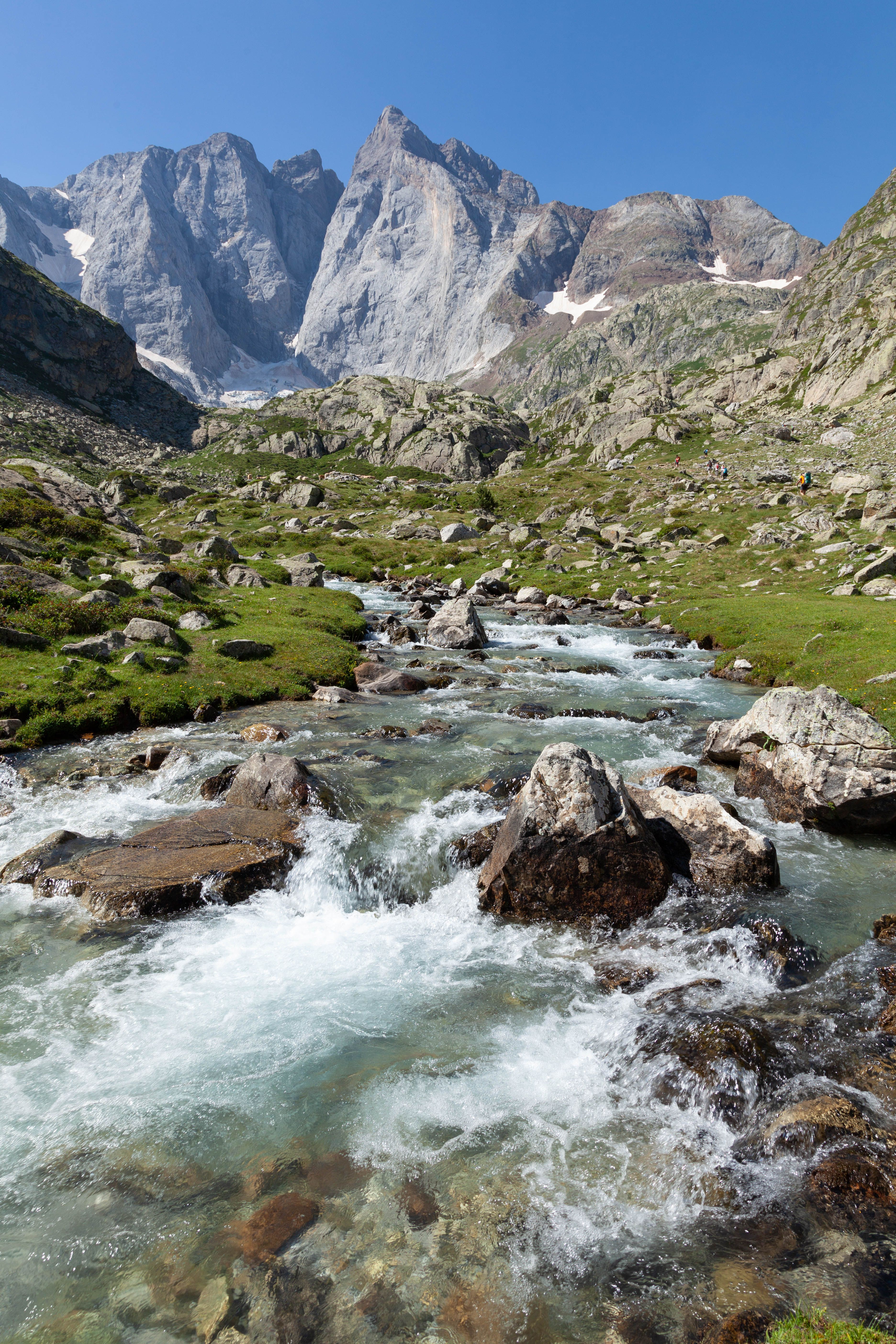 Stream in Valley in Mountains · Free Stock Photo