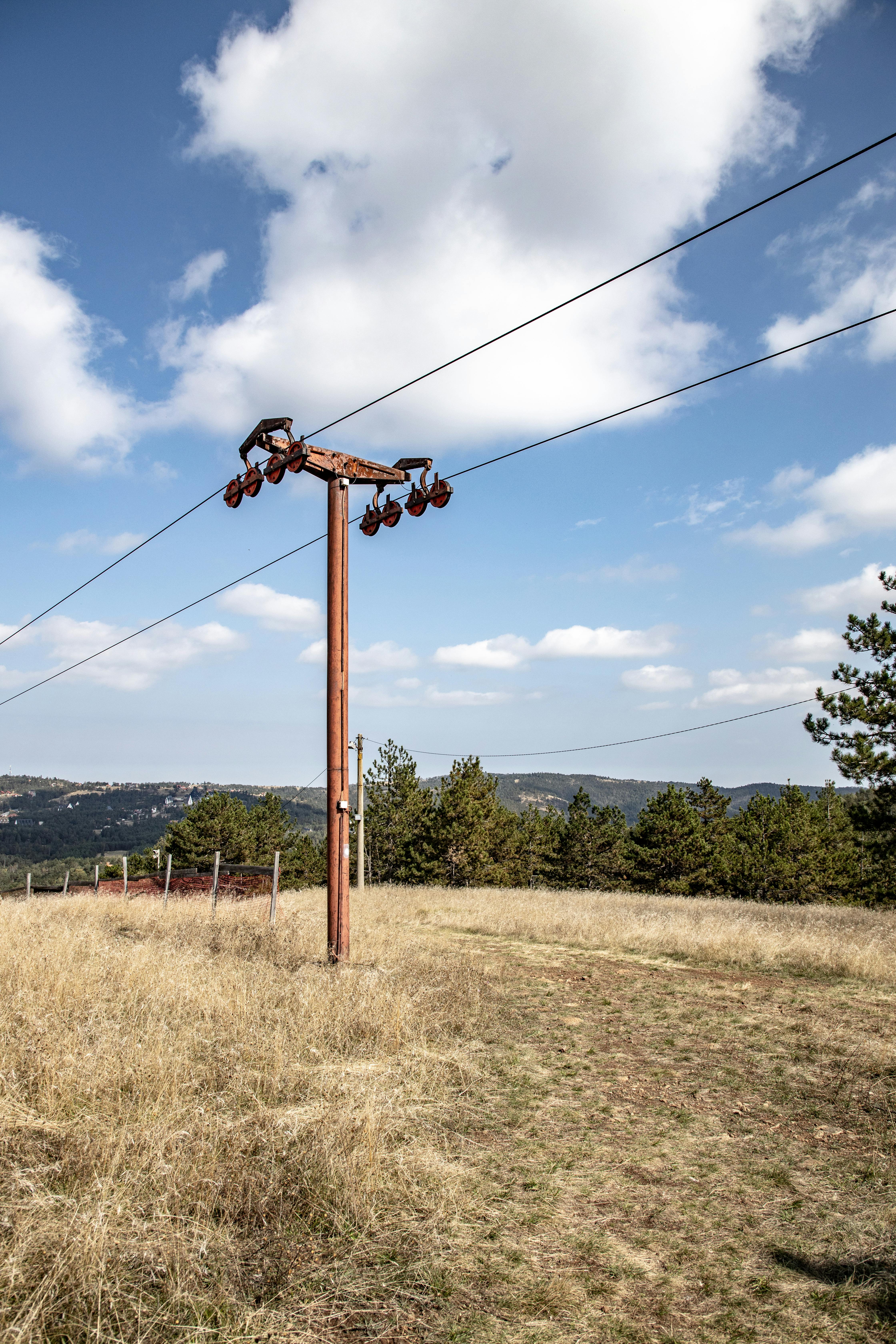 Foto de stock gratuita sobre al aire libre, arboles, cable, cables ...