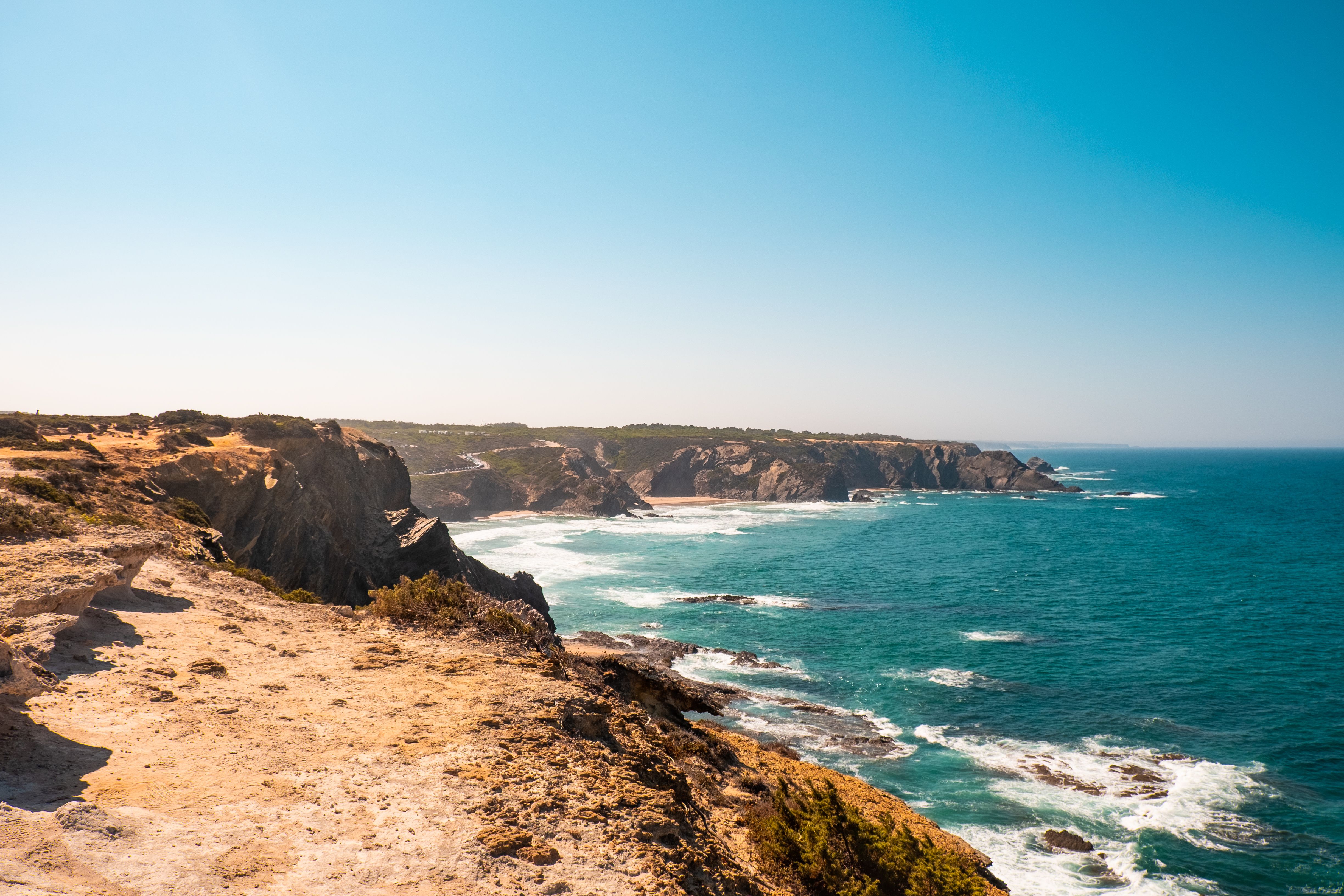 Rocky Sea Shore with Cliffs · Free Stock Photo