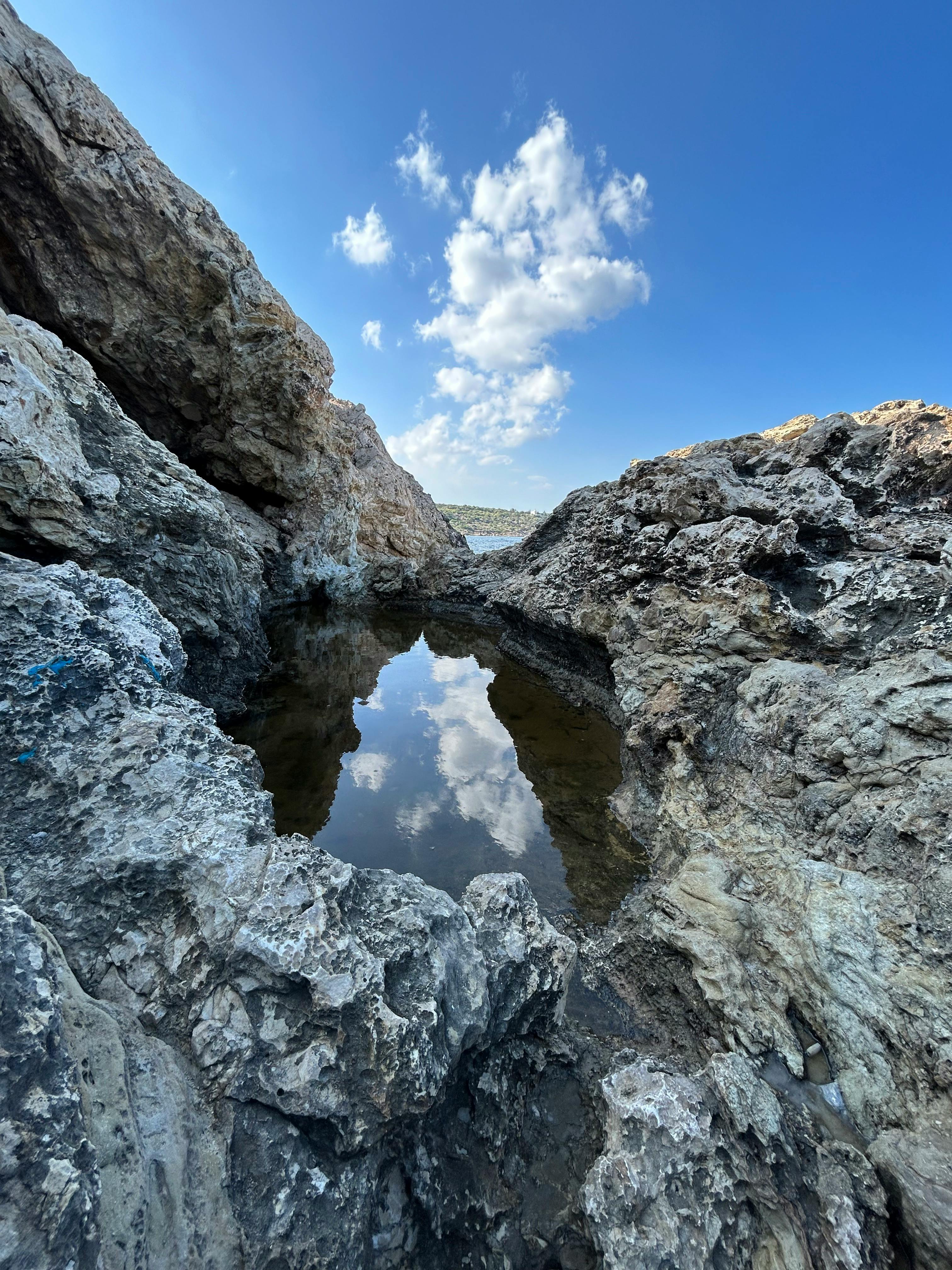 Pond among Rocks · Free Stock Photo