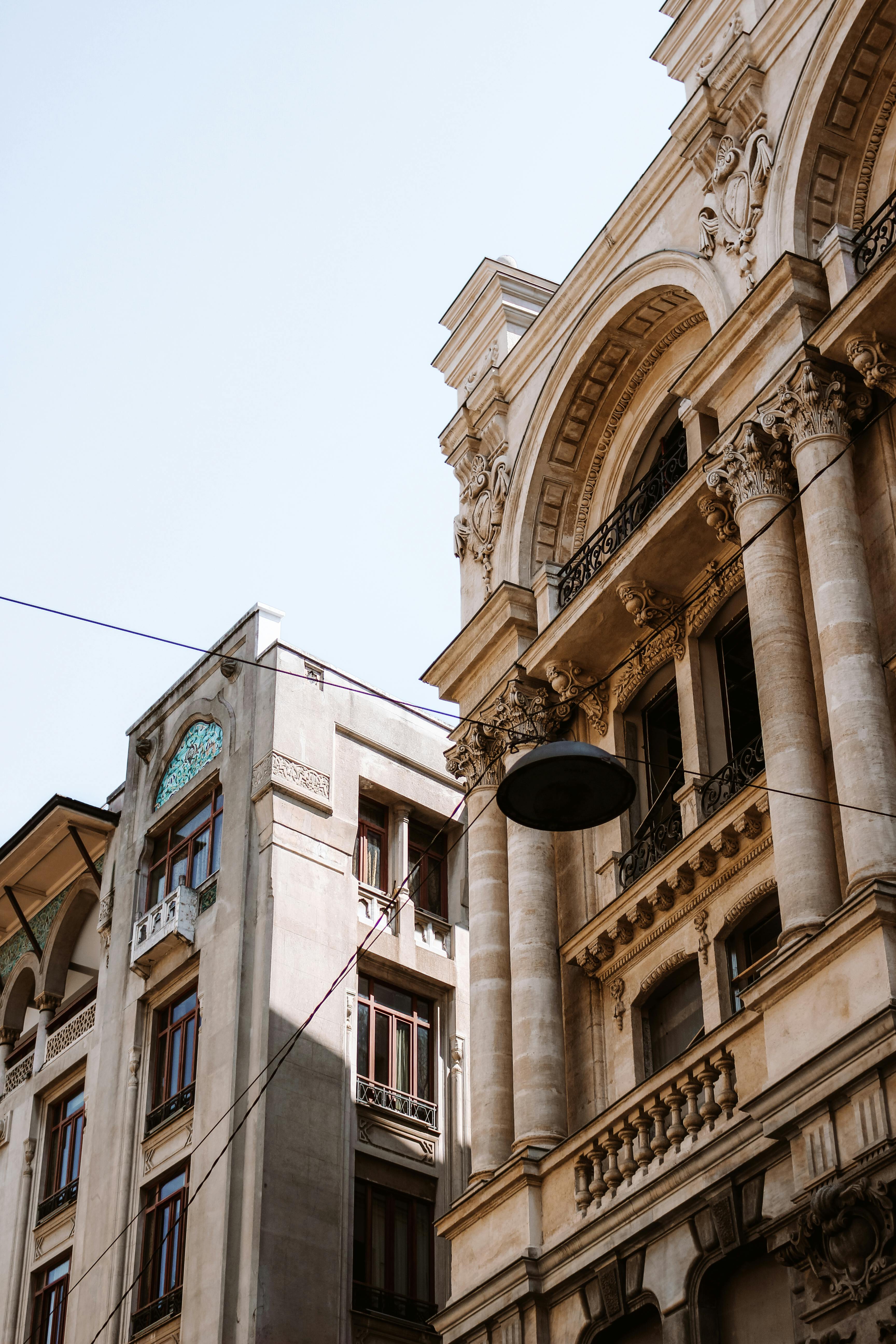 Facade of the Galata Generali Han Building in Istanbul · Free Stock Photo