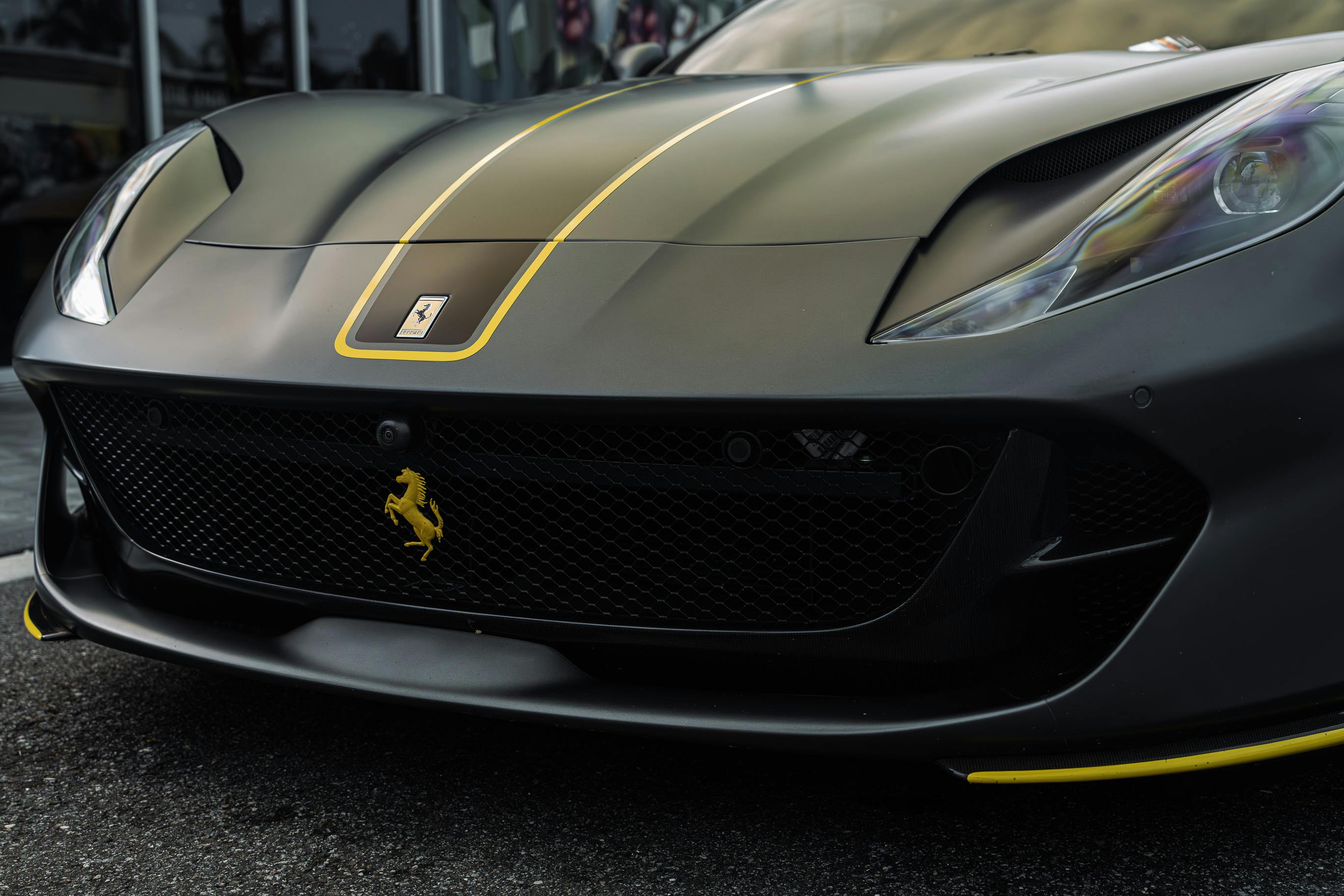 Close-Up Shot of Ferrari Logo · Free Stock Photo