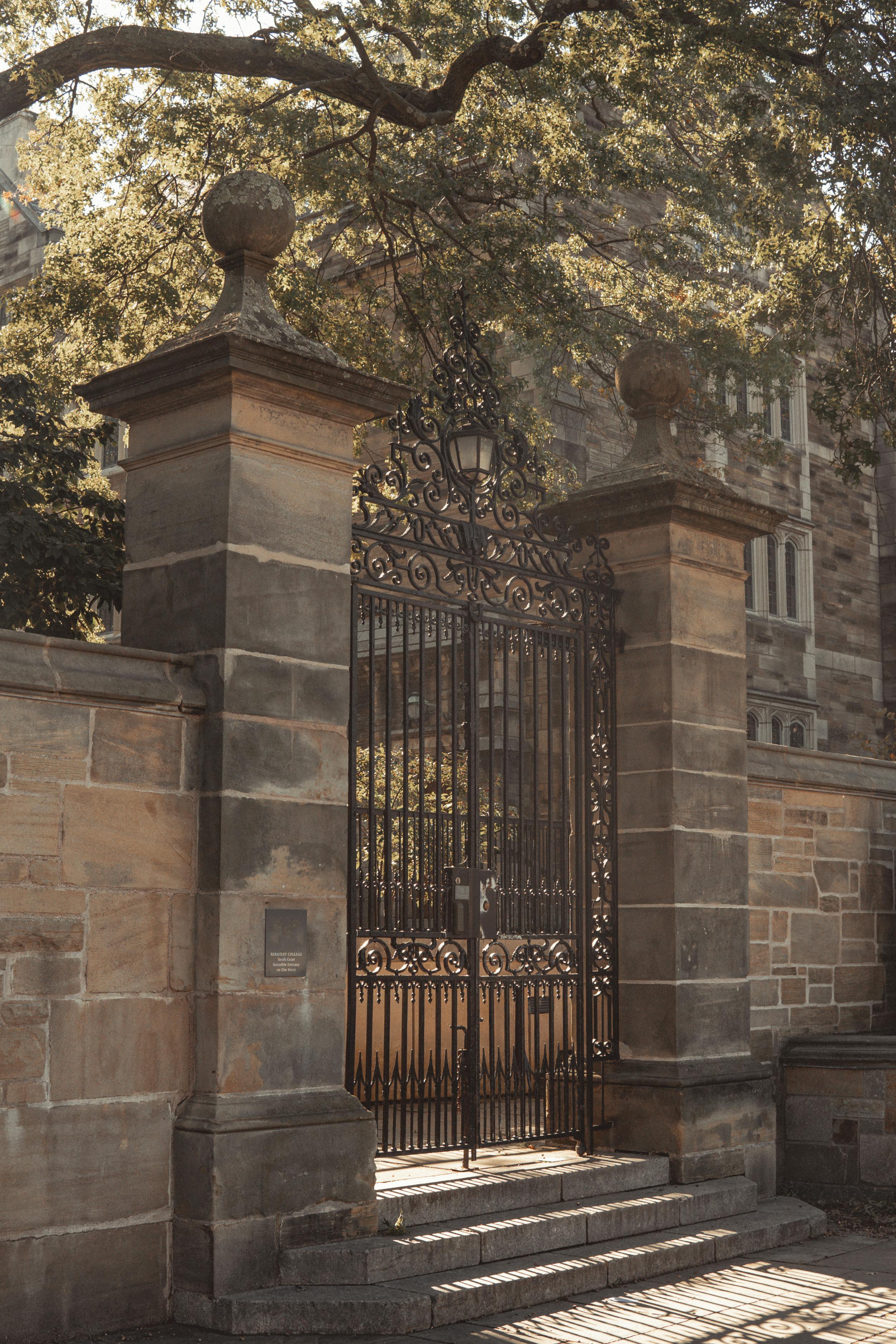 Gate in Front of a Park · Free Stock Photo