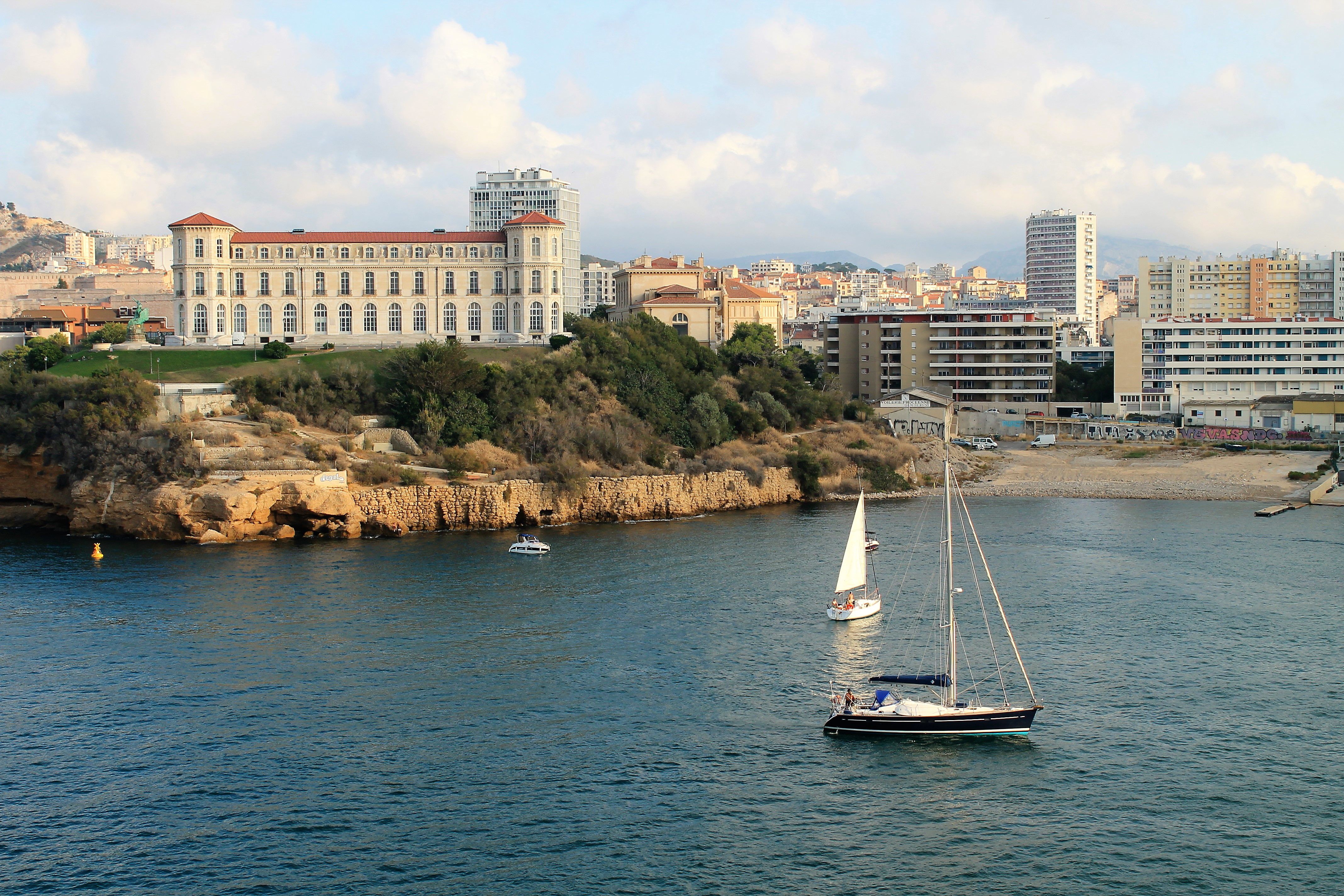 View of the Palais du Pharo from the Sea · Free Stock Photo