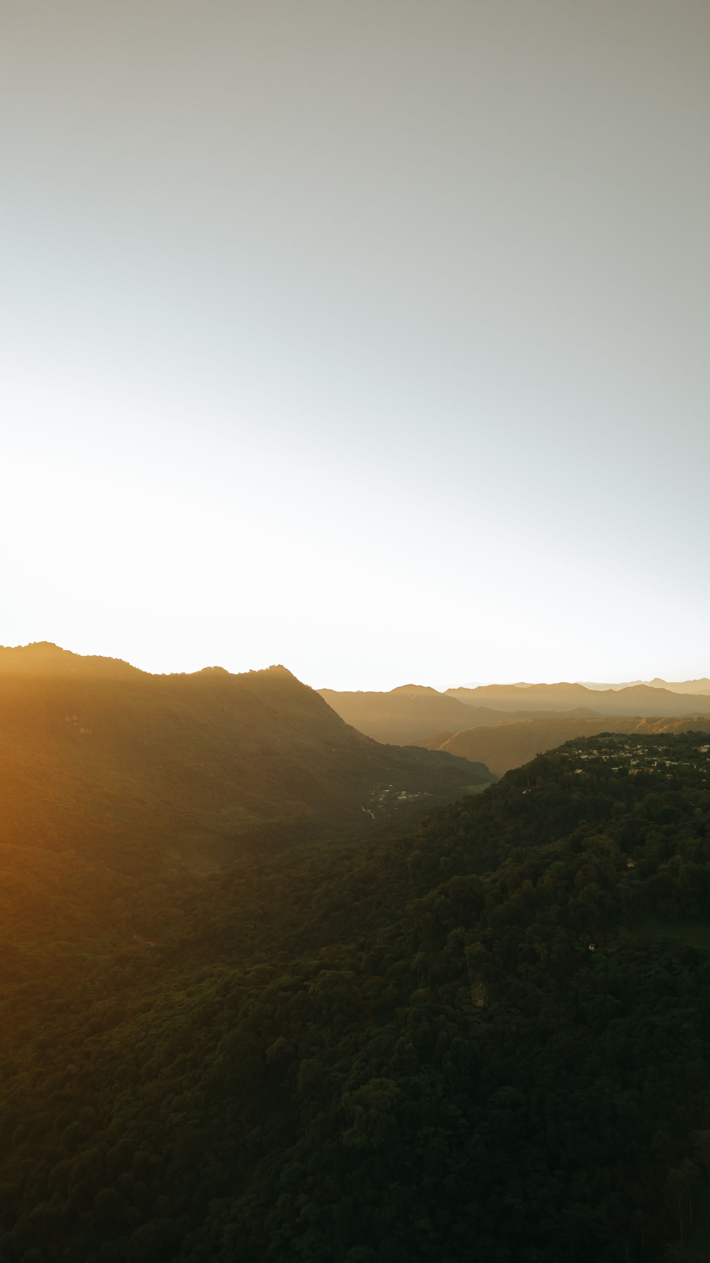 Sunset Sunlight over Hills in Countryside · Free Stock Photo