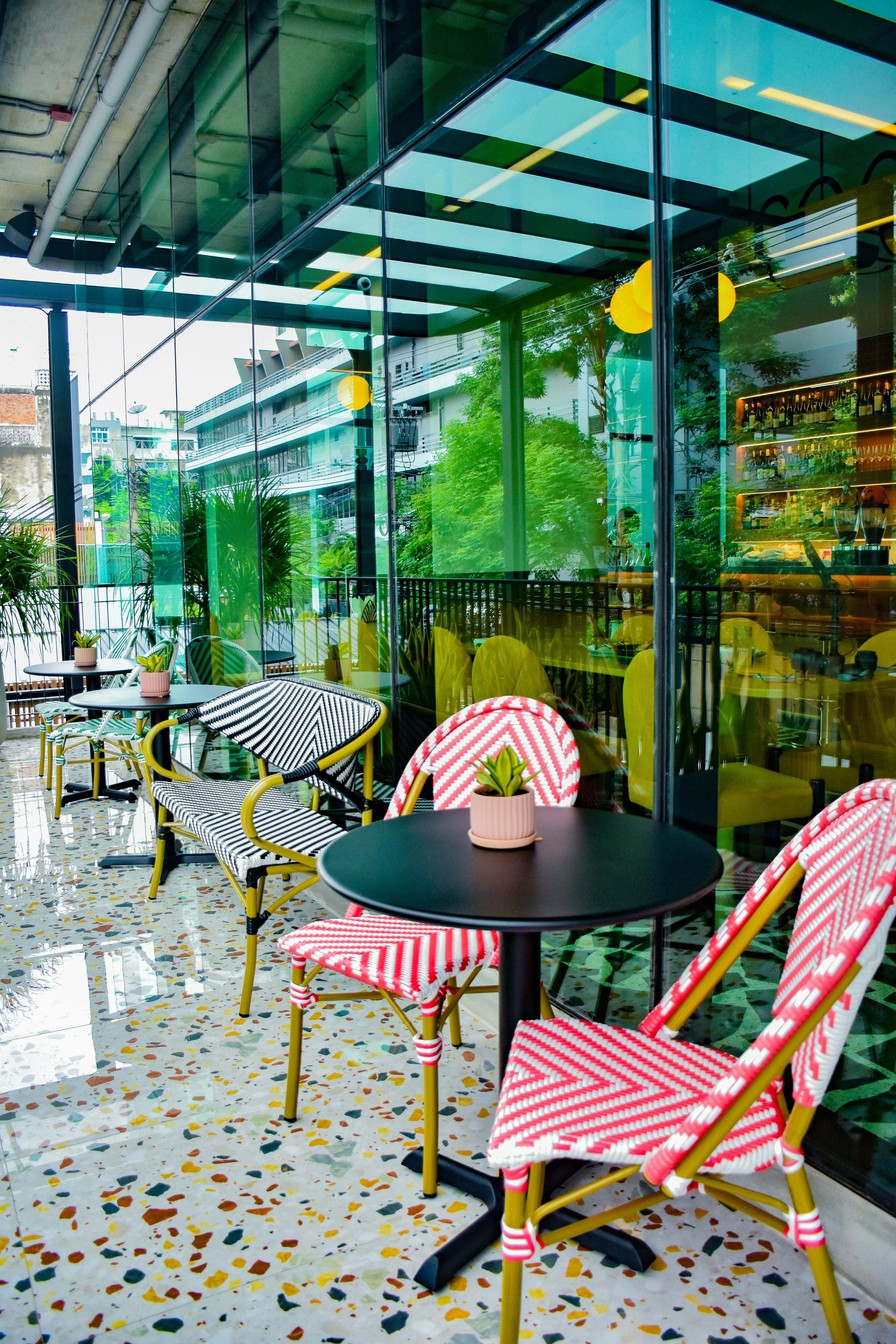 Photo gratuite de @extérieur, architecture, bistro, boissons, brunch ...