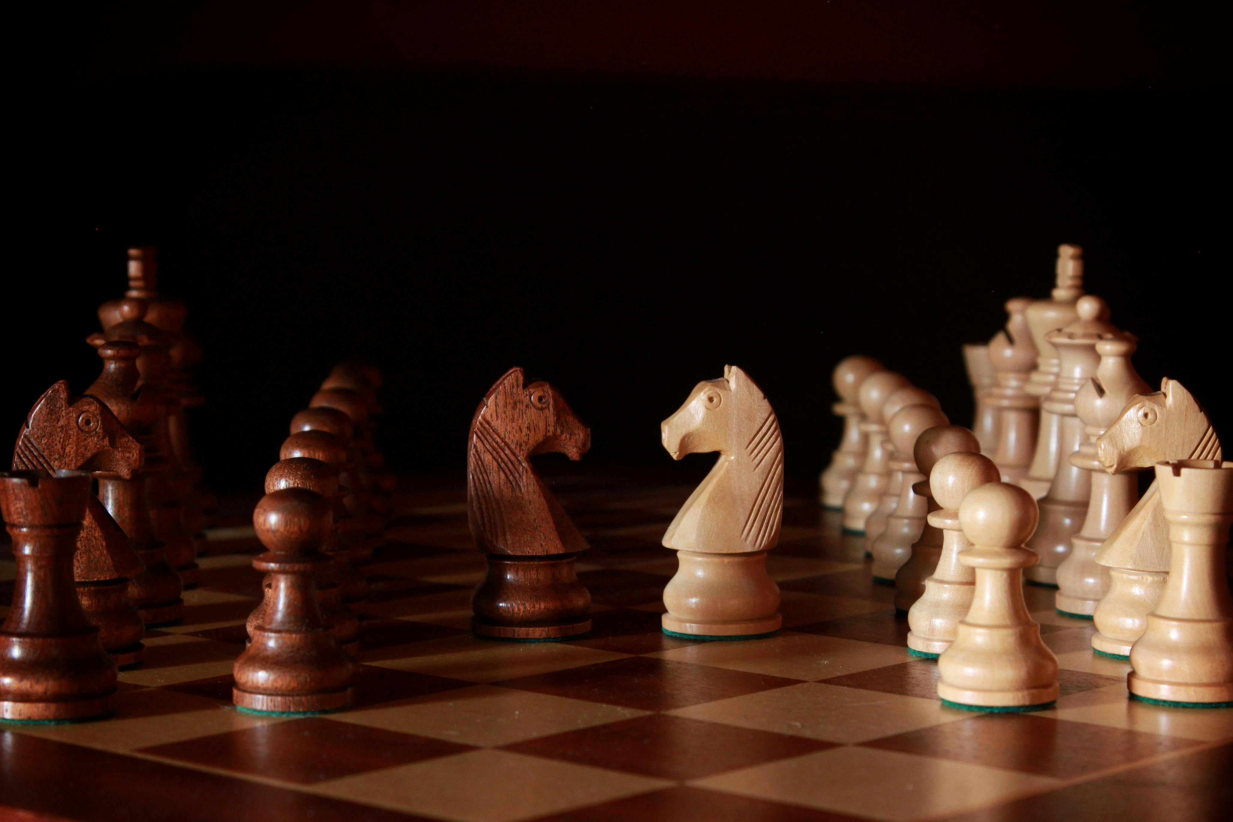 Close Up of Chessboard · Free Stock Photo