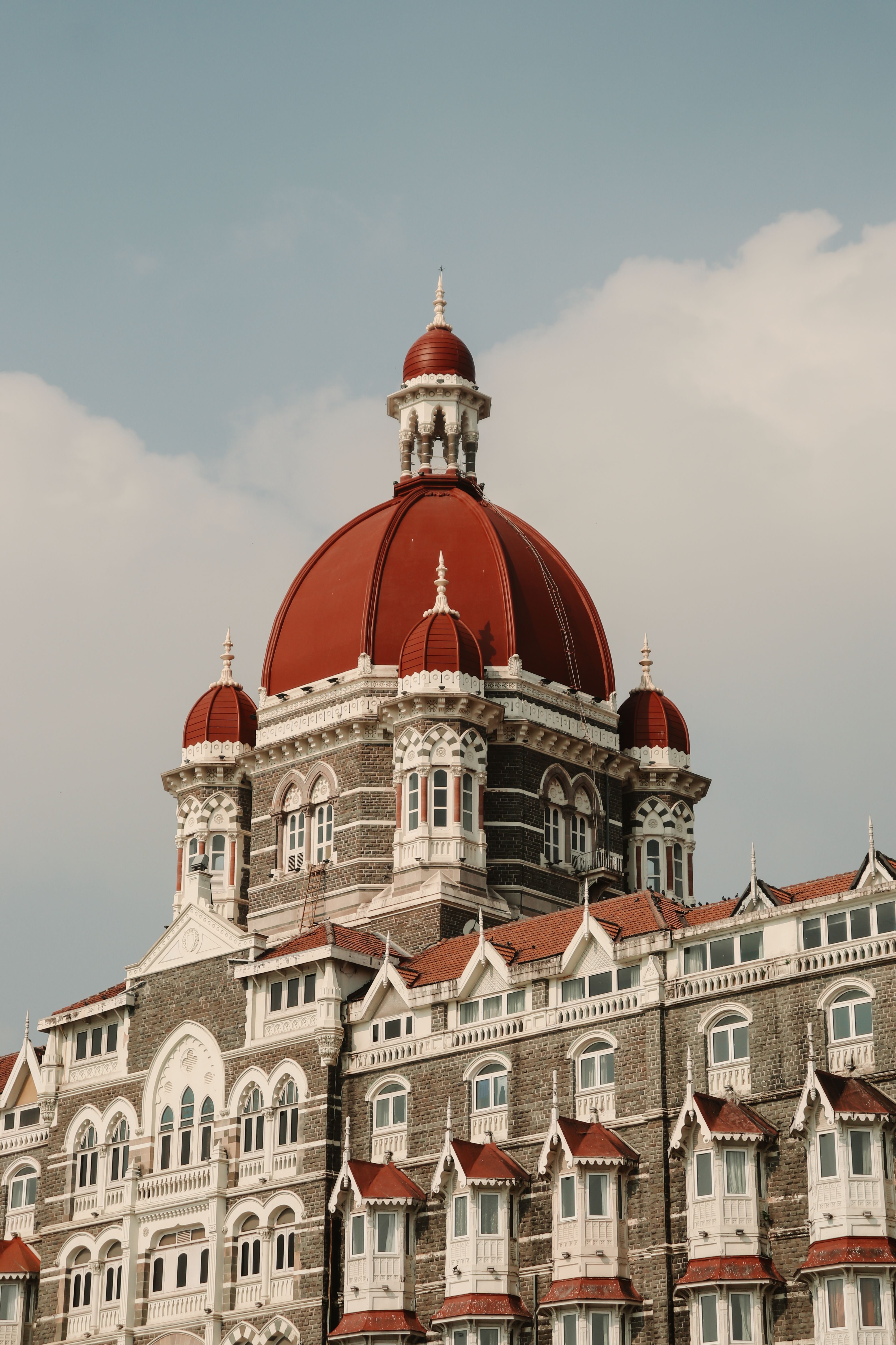 Dôme Emblématique Du Palais Du Taj Mahal à Mumbai · Photo gratuite