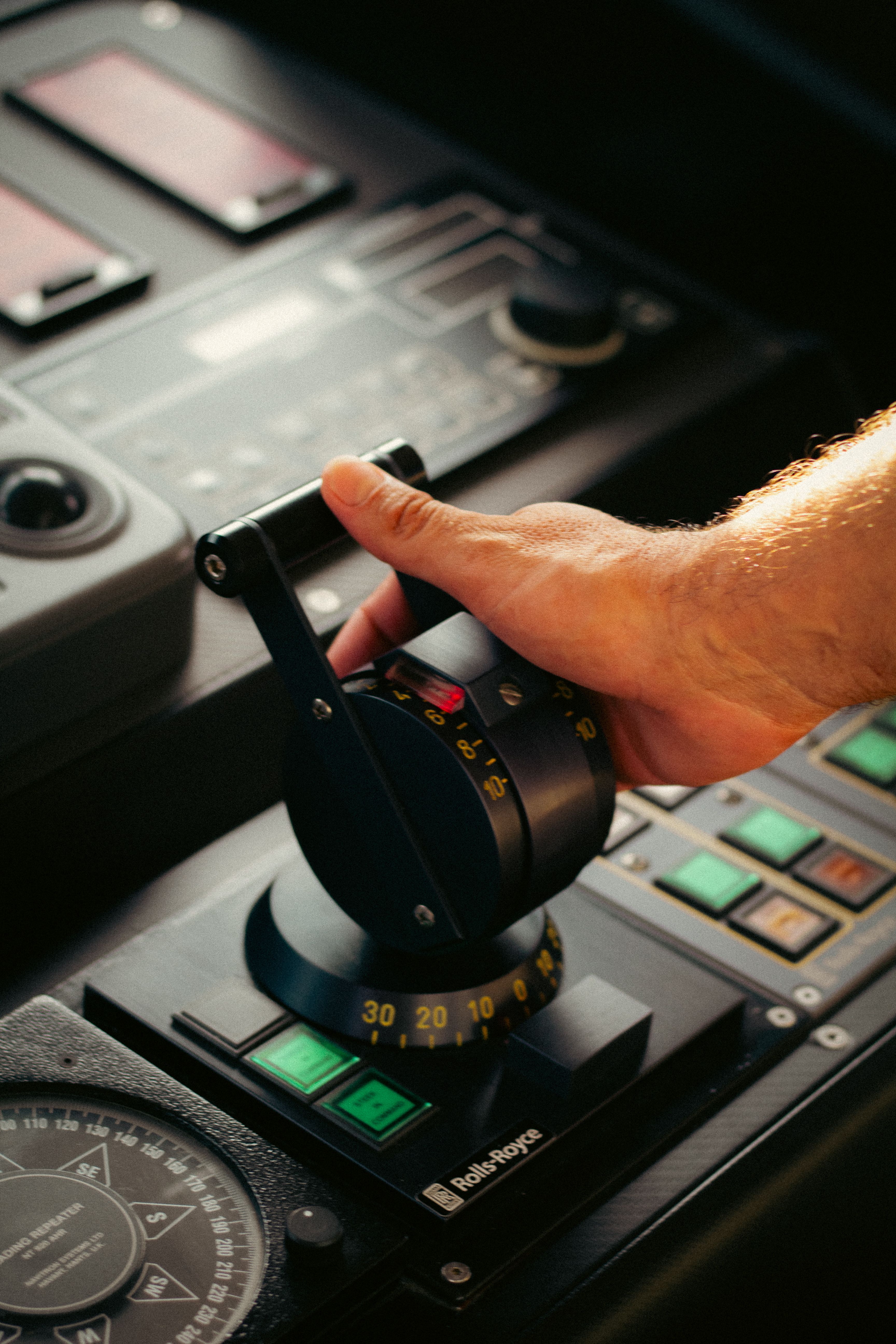 Man Hand on Lever · Free Stock Photo