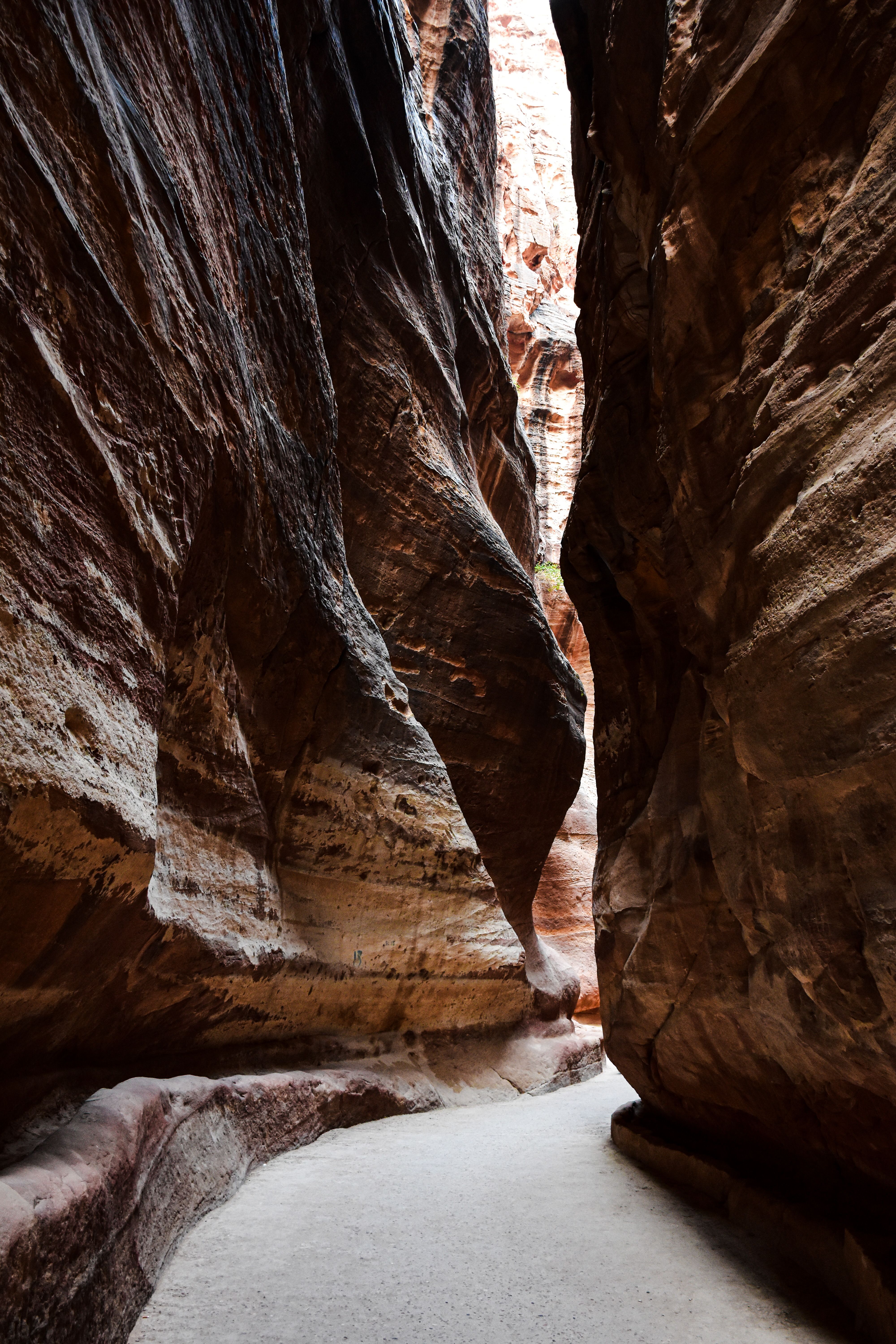 Photo gratuite de al siq, ancien, archéologie, asie, attraction ...