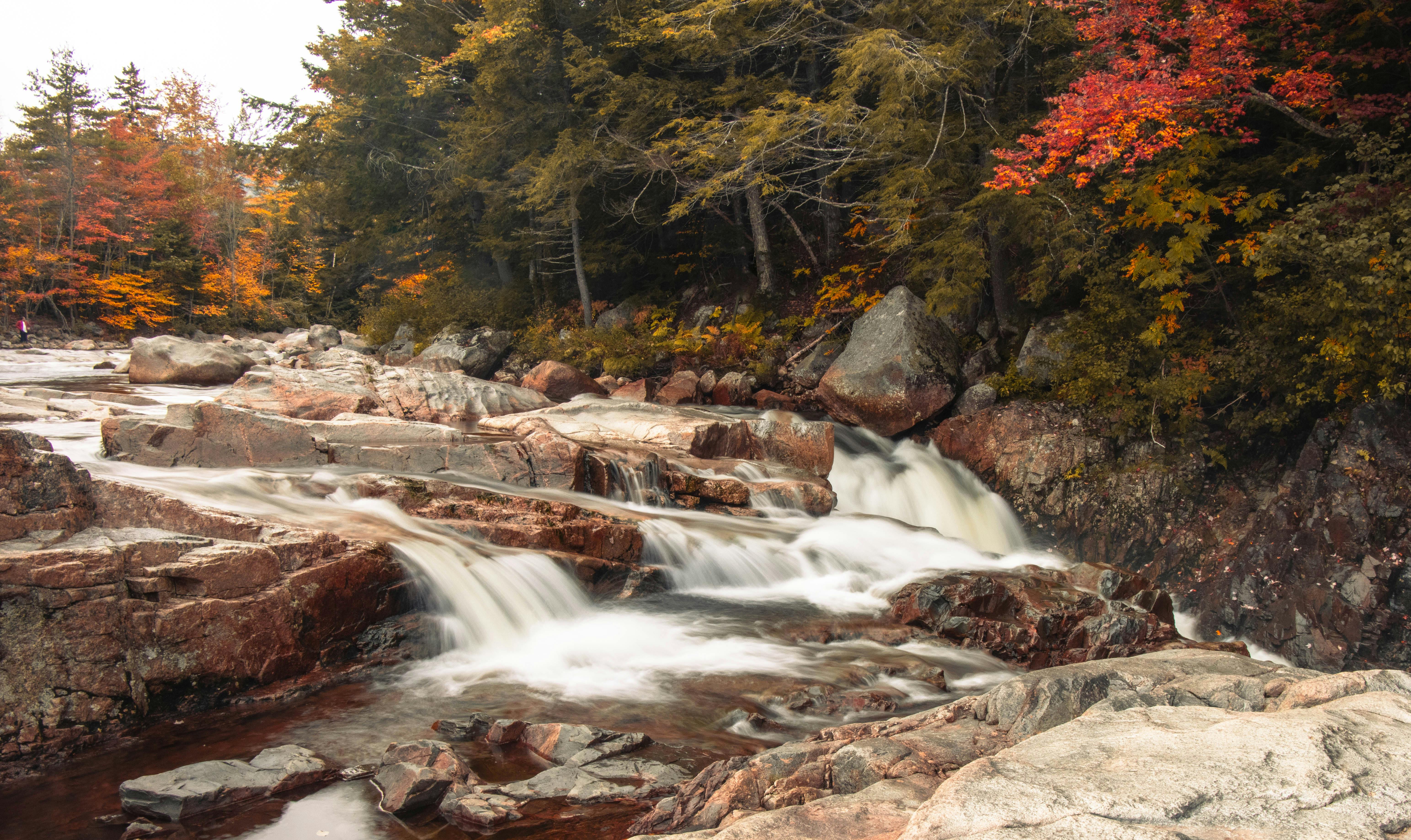 Photo of Waterfalls During Fall Season · Free Stock Photo