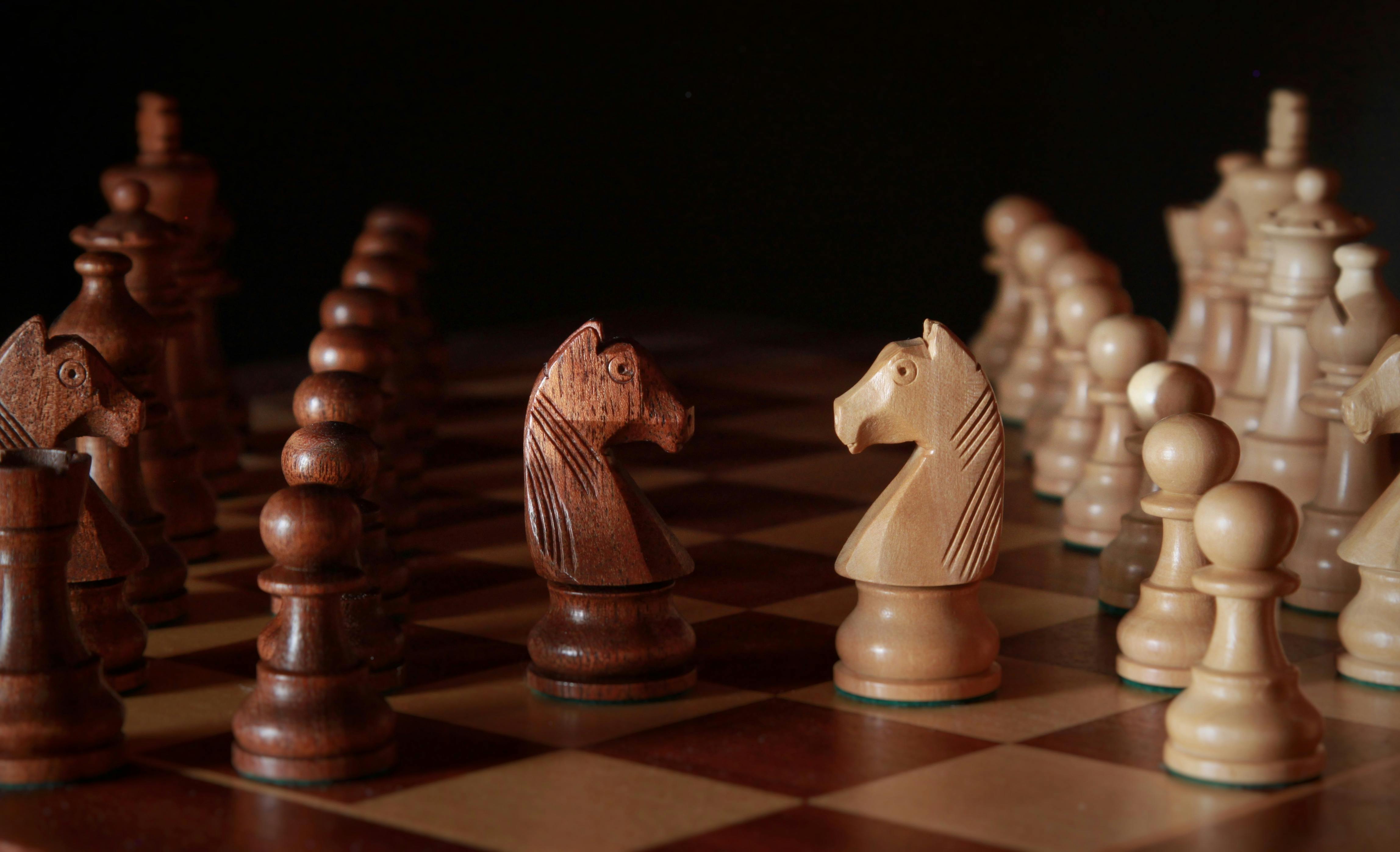 Five Assorted-color Chess Pieces · Free Stock Photo