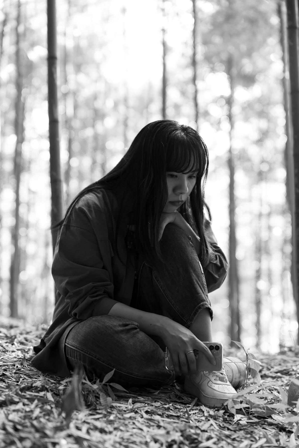 Sad Woman In Forest Photos, Download The BEST Free Sad Woman In Forest ...