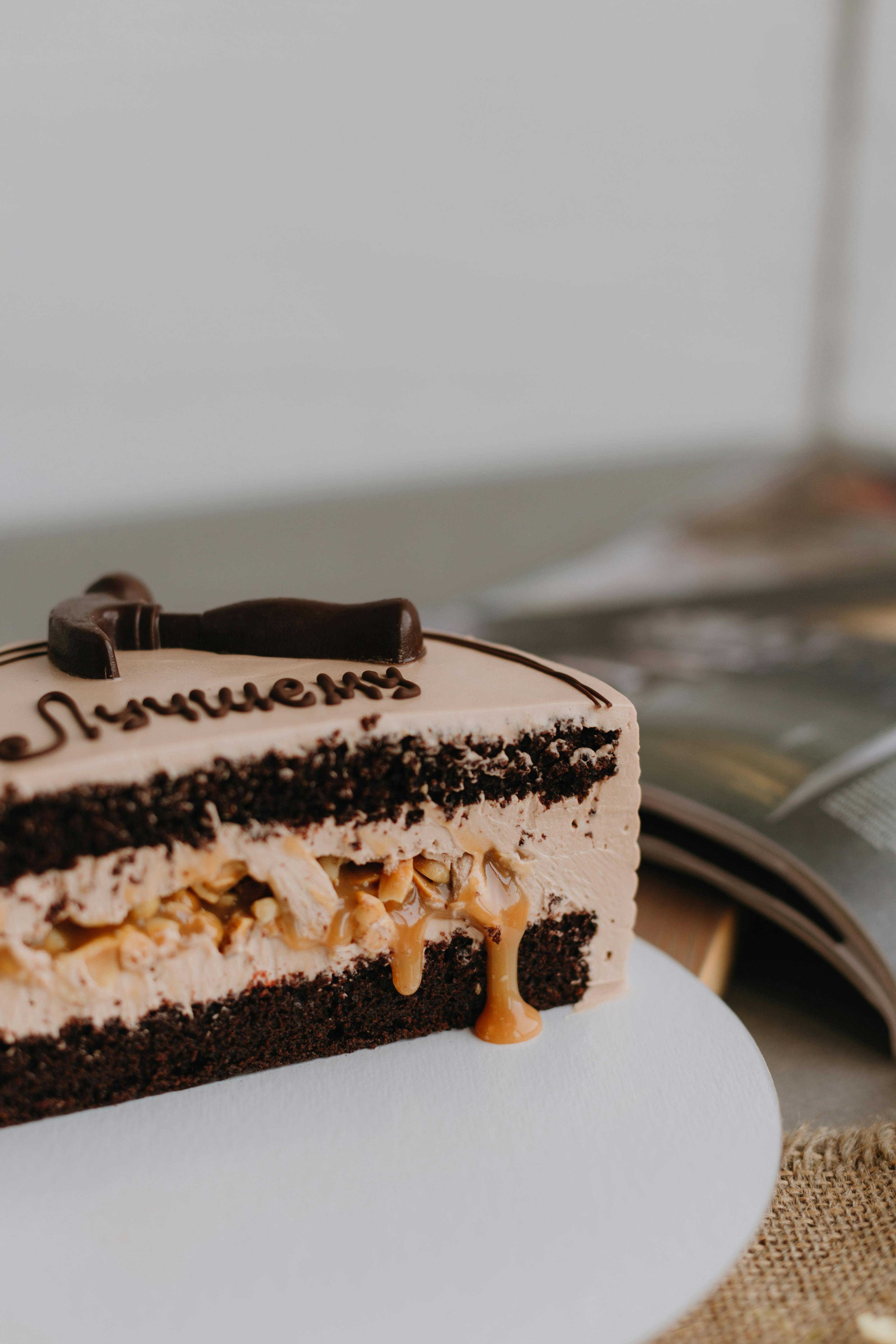 Half of Cake with Layers · Free Stock Photo