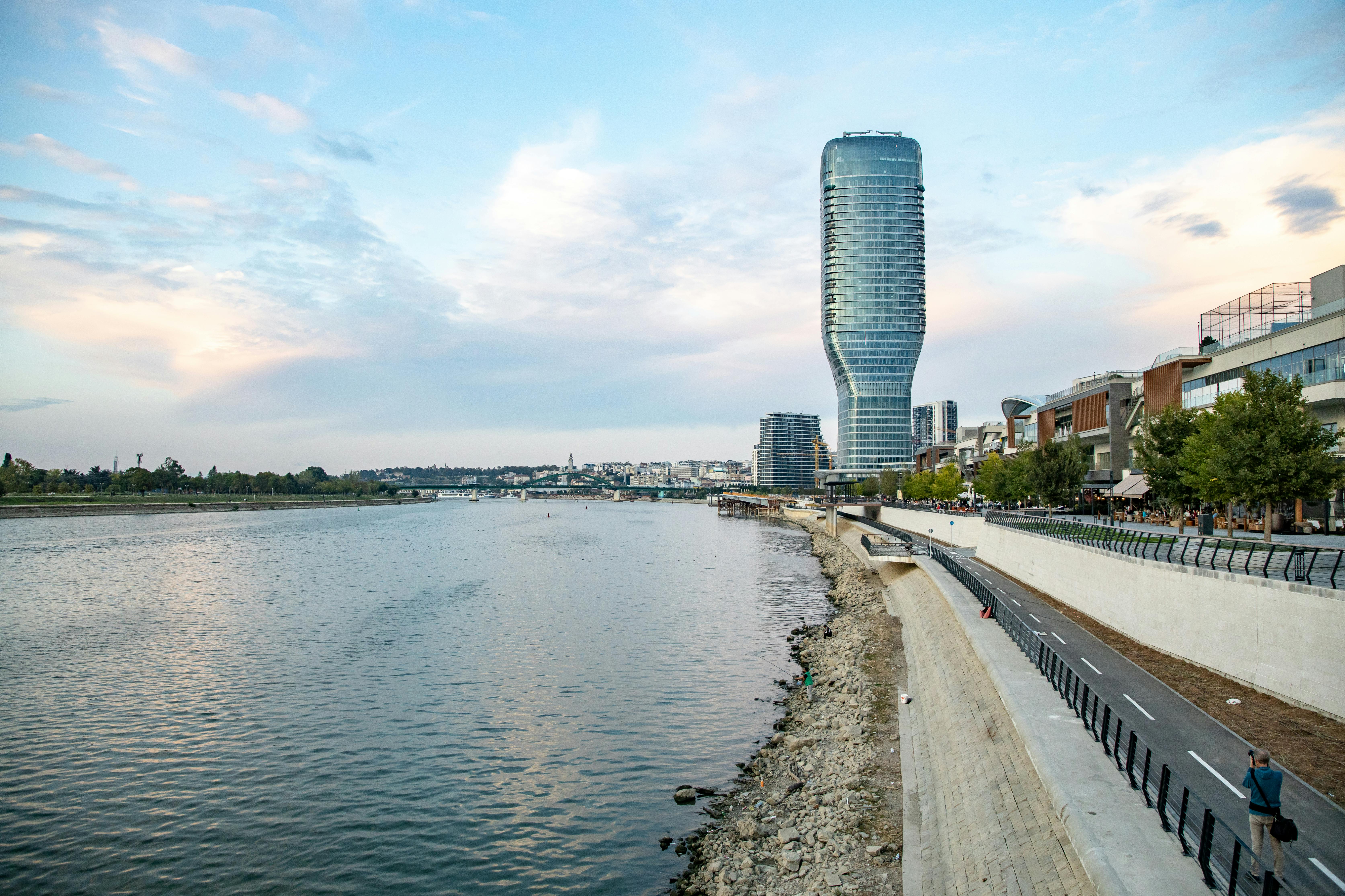 Belgrade Tower by Danube · Free Stock Photo