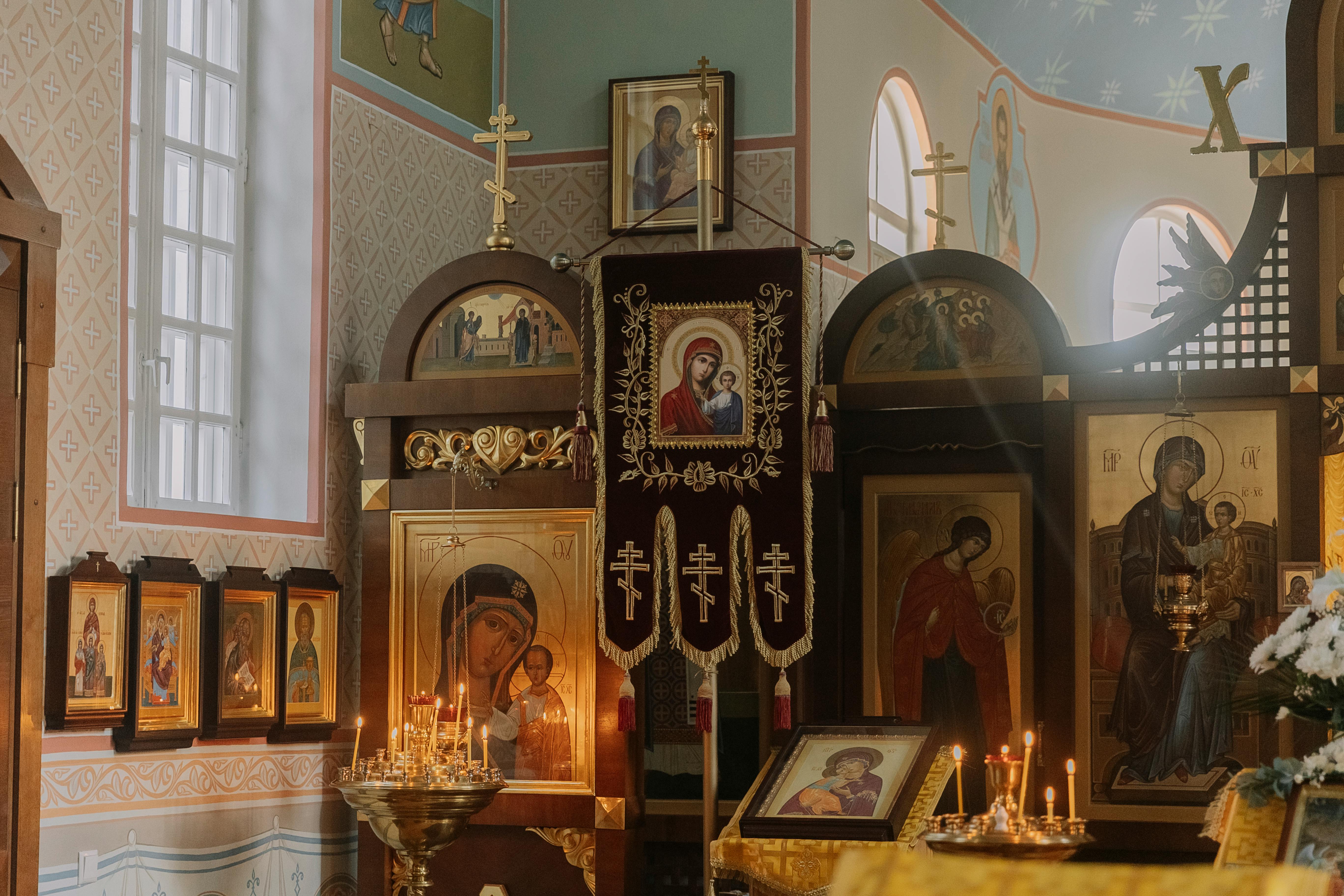 Paintings in Orthodox Church · Free Stock Photo