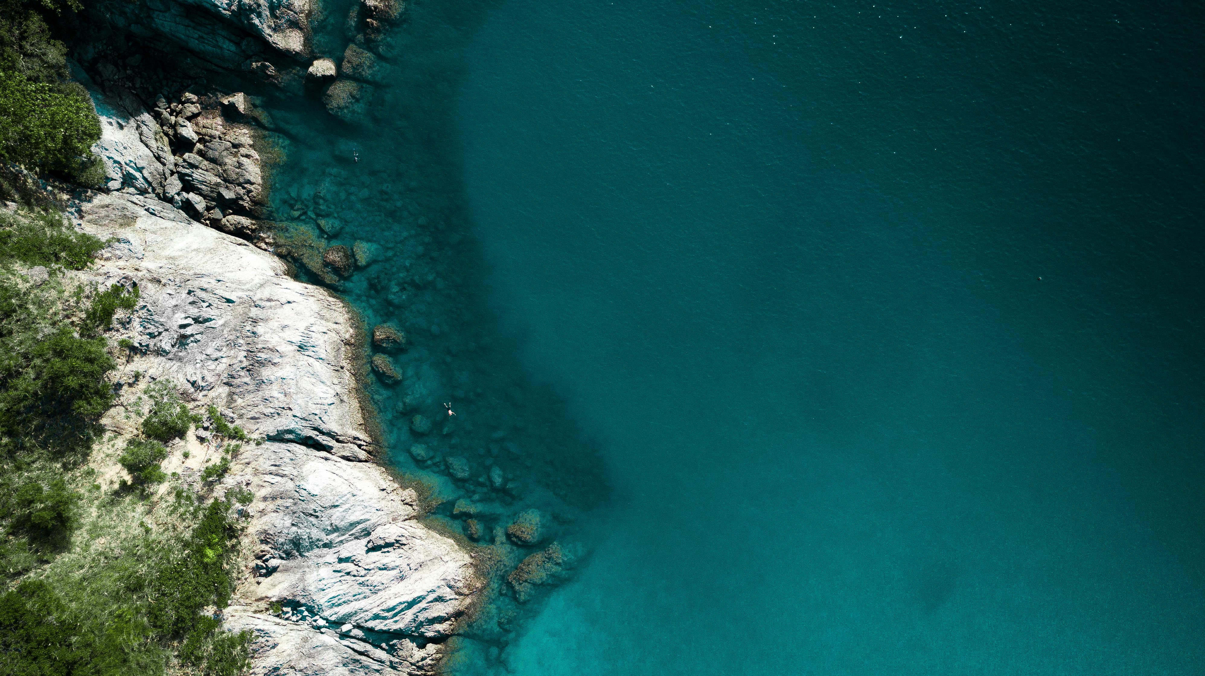 Bird's Eye View Photography Of Cove · Free Stock Photo