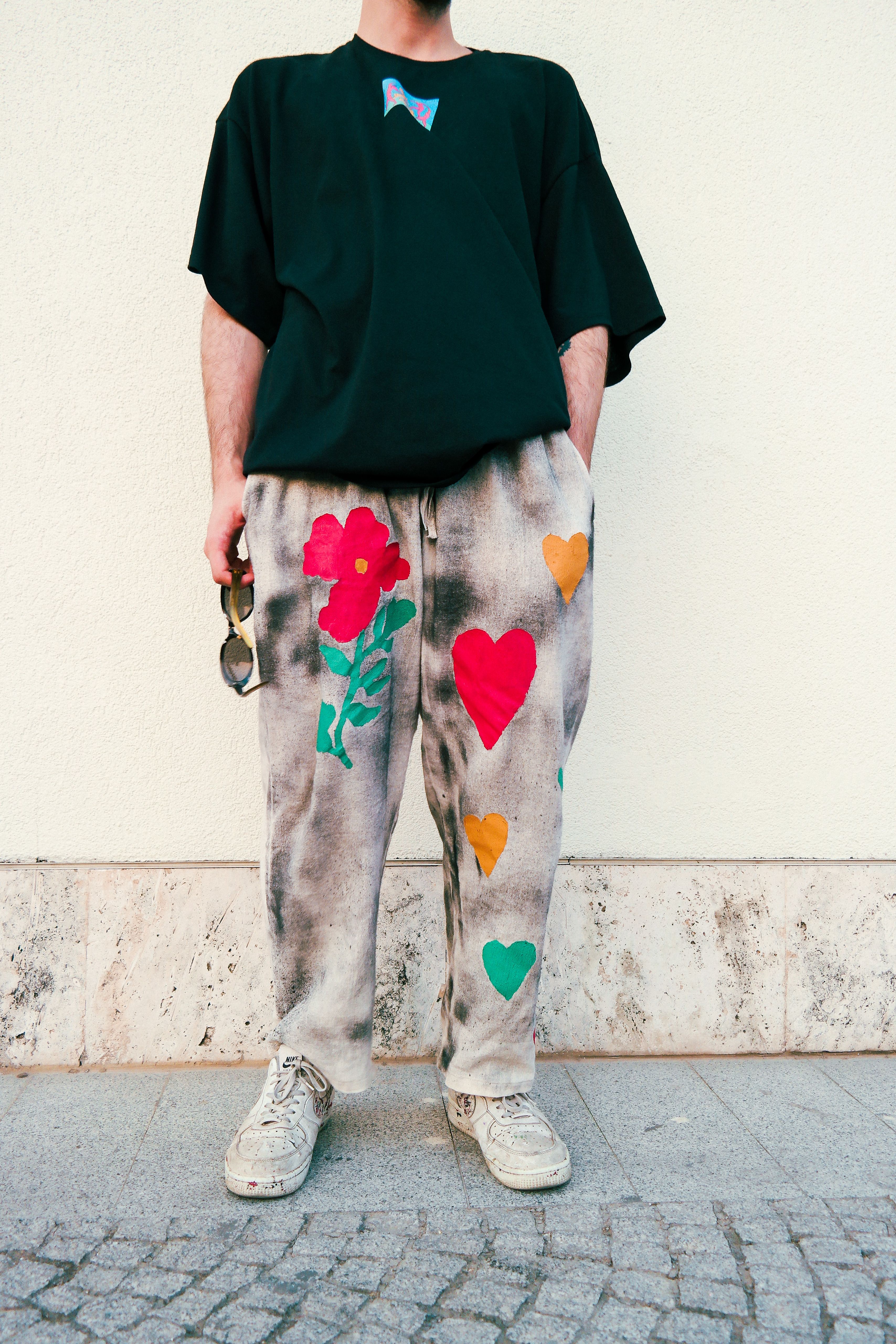 Man in Painted Pants · Free Stock Photo