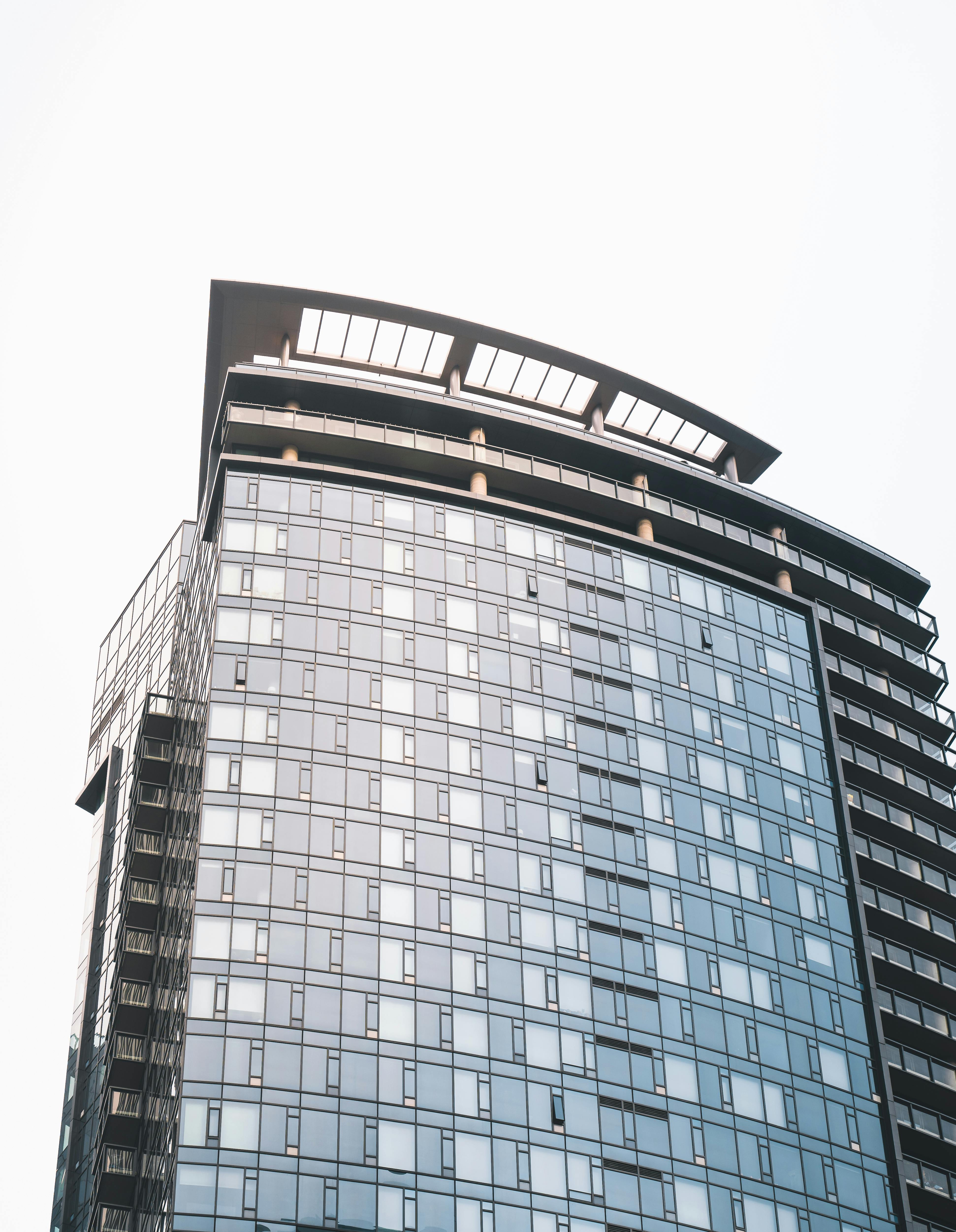 Glass Facade of the Stratus Skyscraper in Seattle · Free Stock Photo