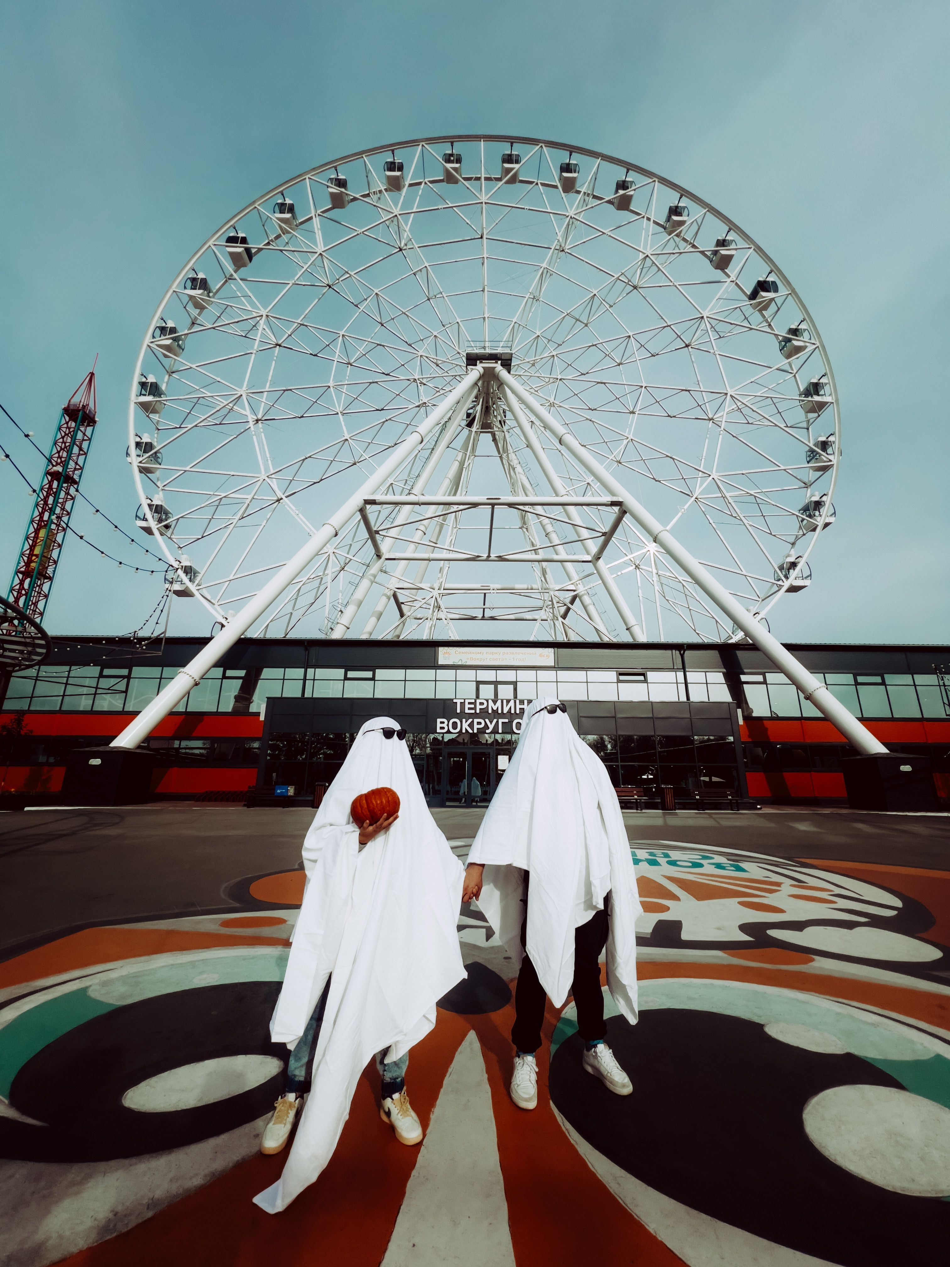 People Dressed as Ghosts Wearing Sunglasses and Eating Crisps · Free ...