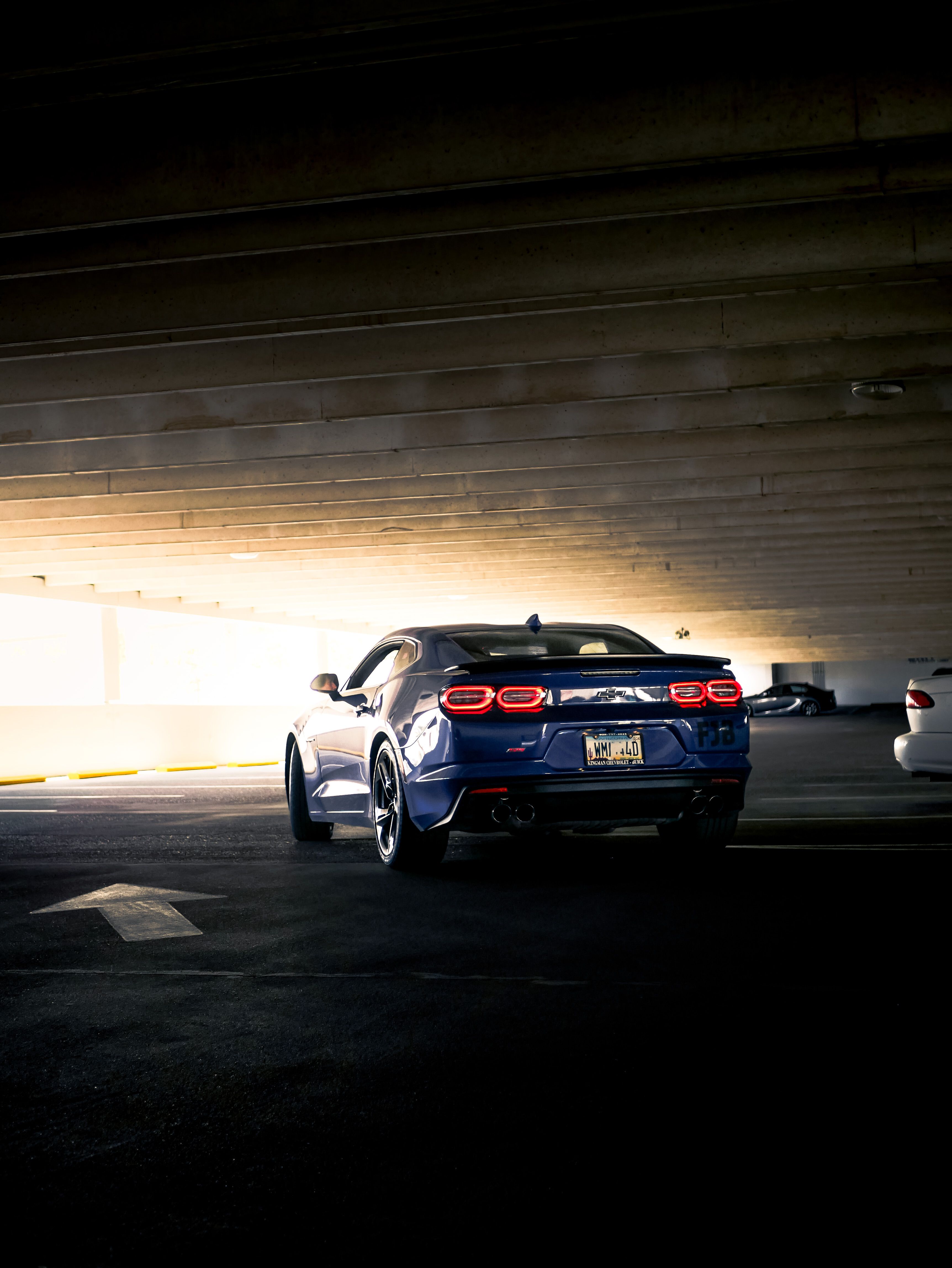 Blue Chevrolet Camaro · Free Stock Photo