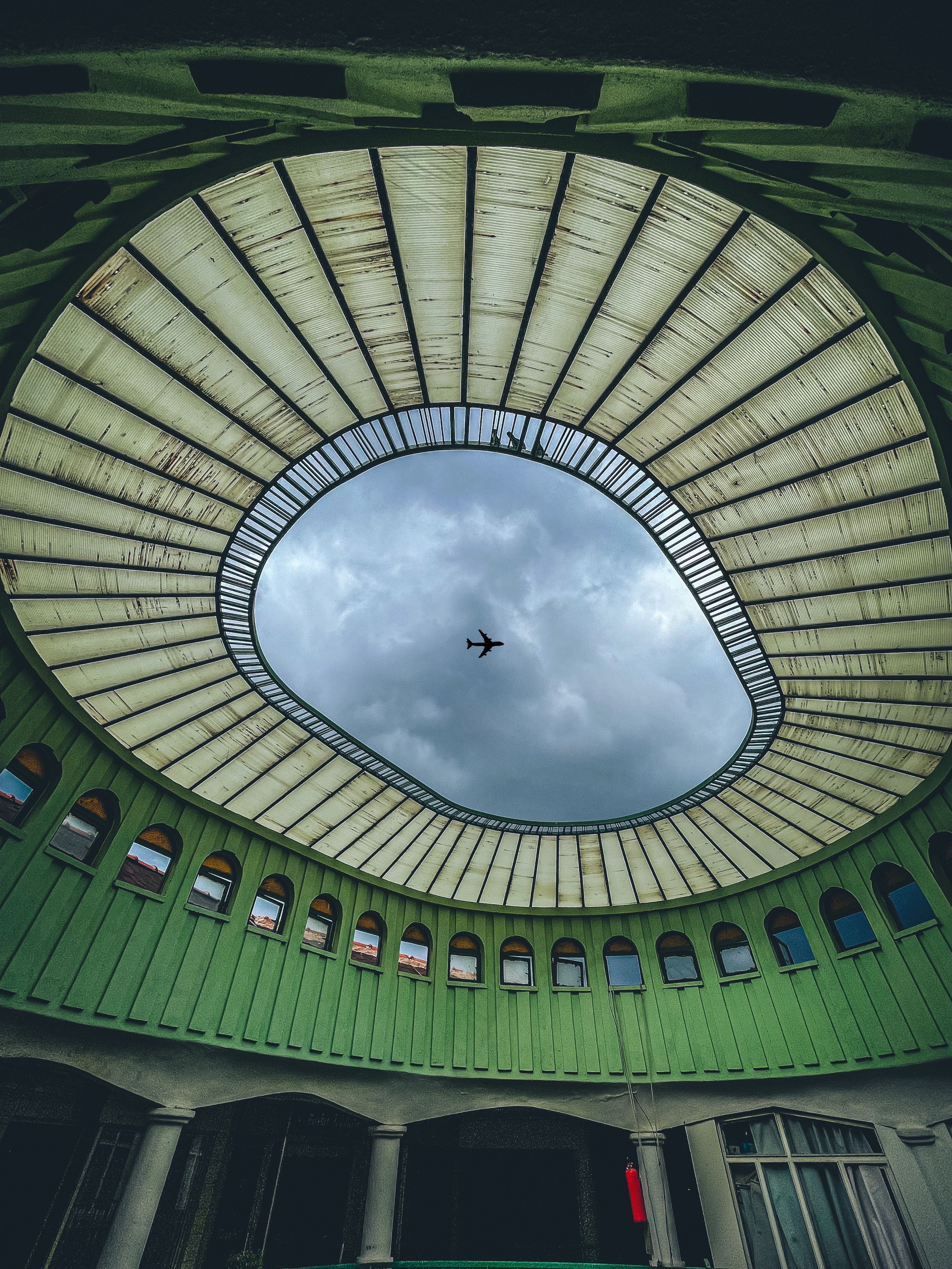 Ceiling of a Stadium · Free Stock Photo