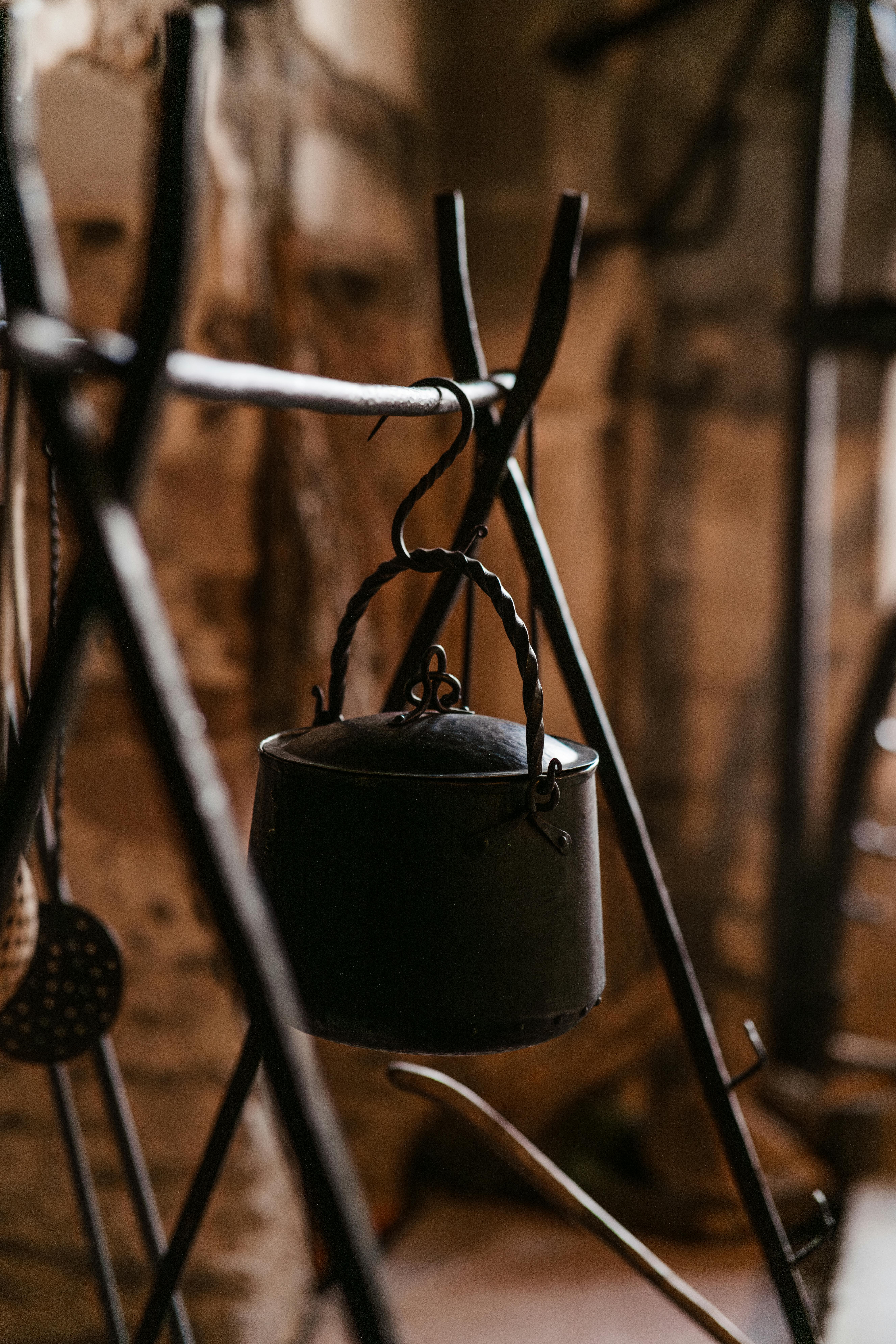 Hanging Campfire Pot · Free Stock Photo