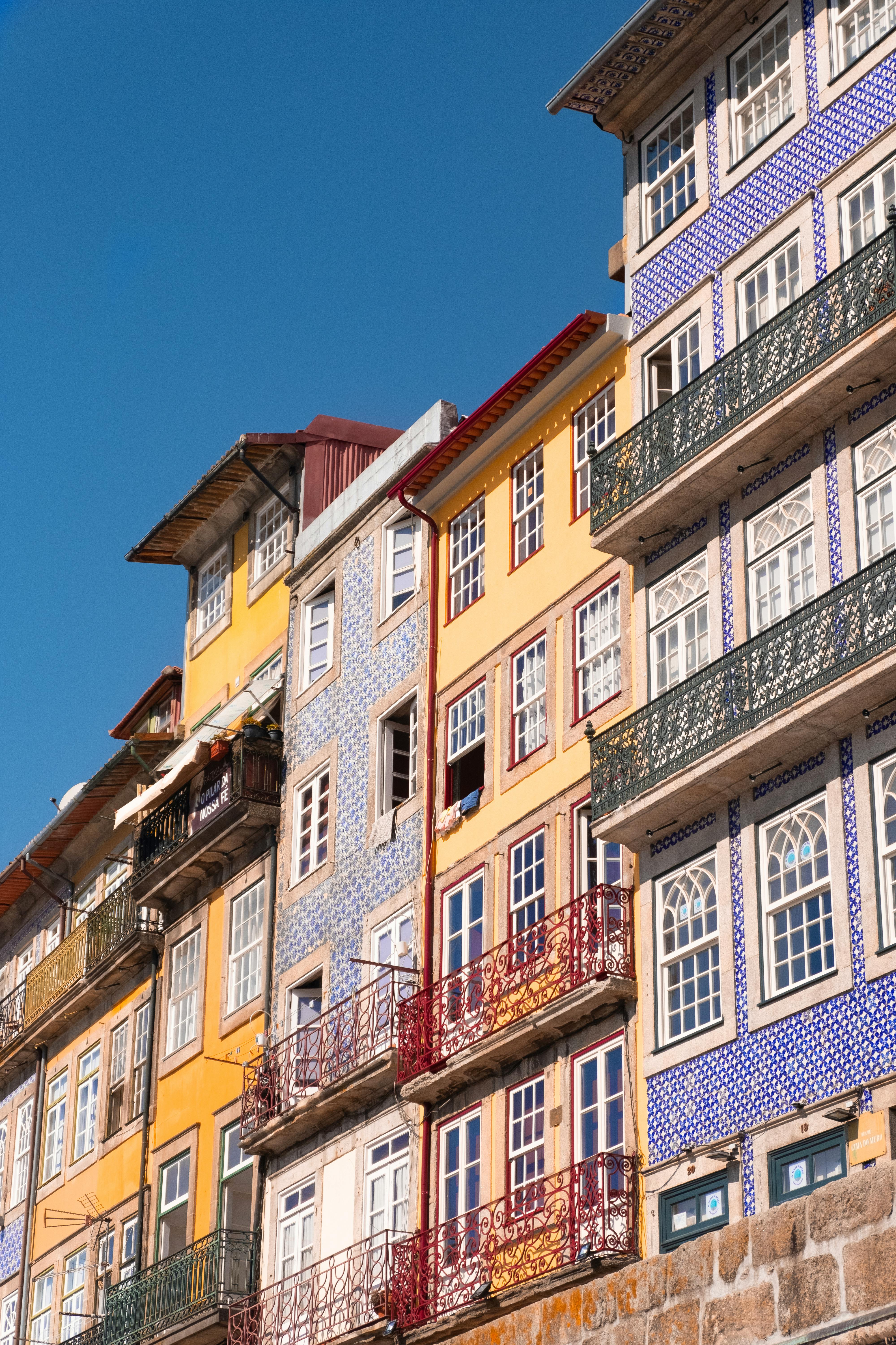 Multicolored Multi-story Buildings · Free Stock Photo