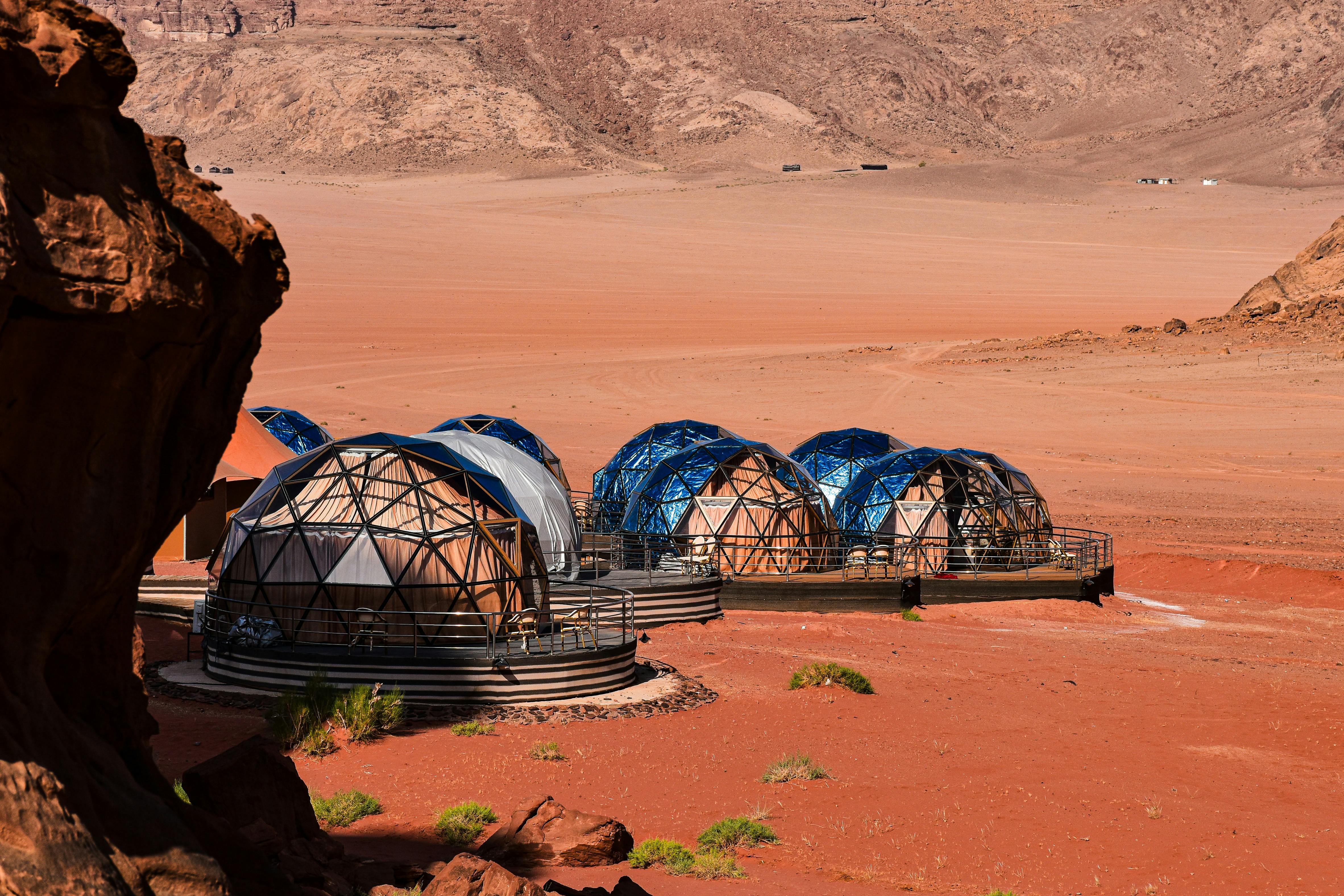 Memories Aicha Luxury Camp on Wadi Rum Desert in Jordan · Free Stock Photo