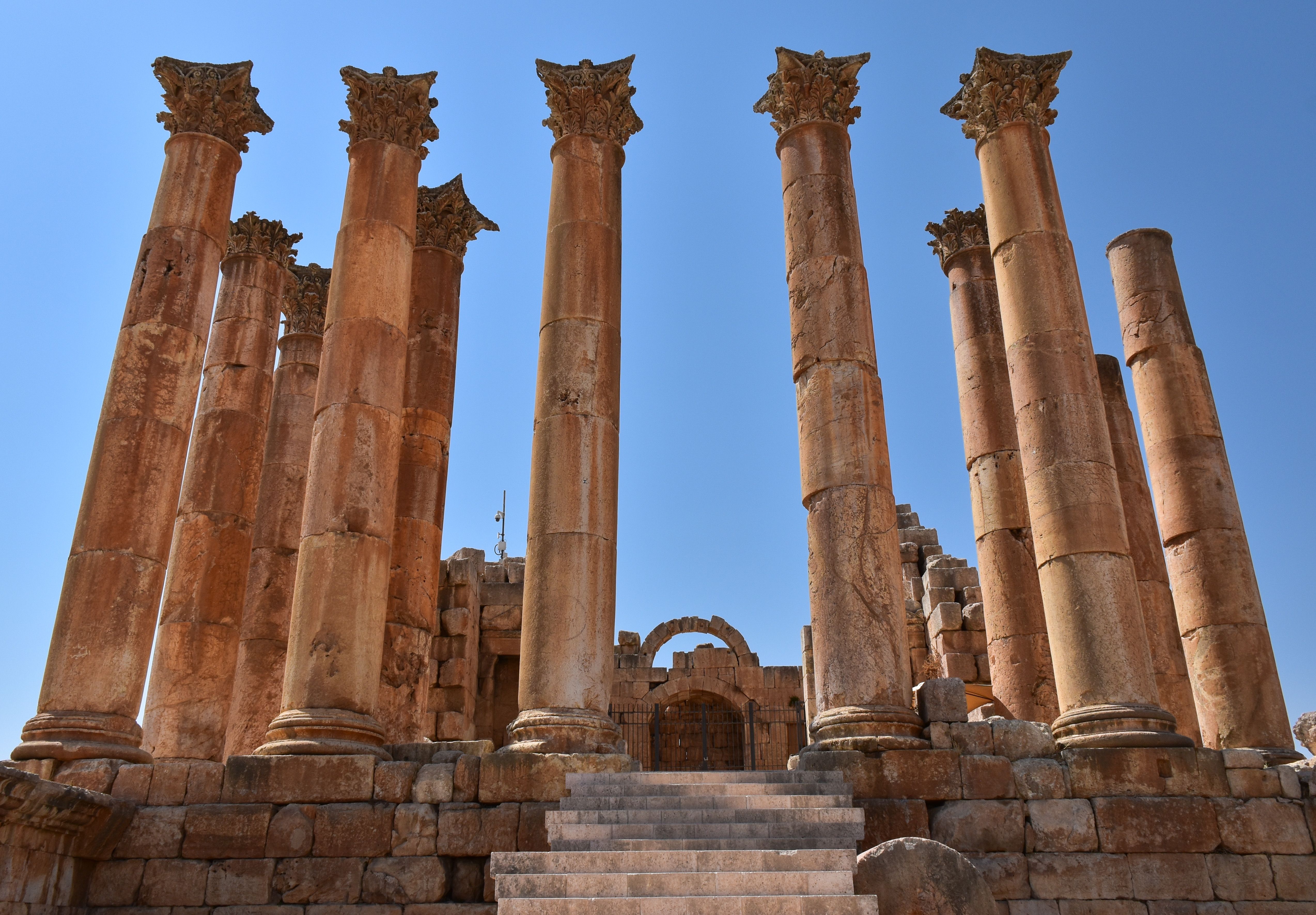 Ancient Temple Colonnade · Free Stock Photo