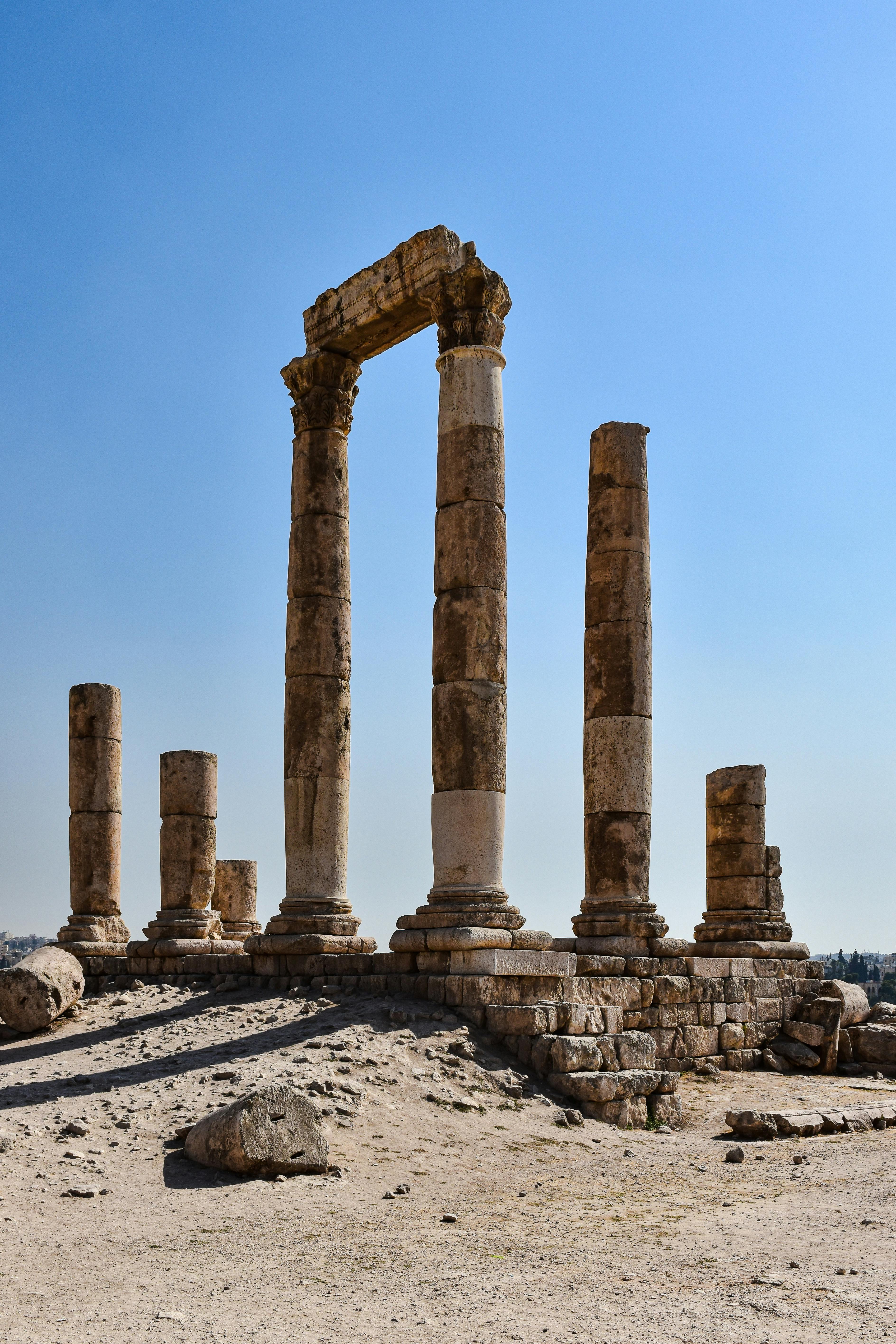 Ruins of Ancient Temple in Jordan · Free Stock Photo