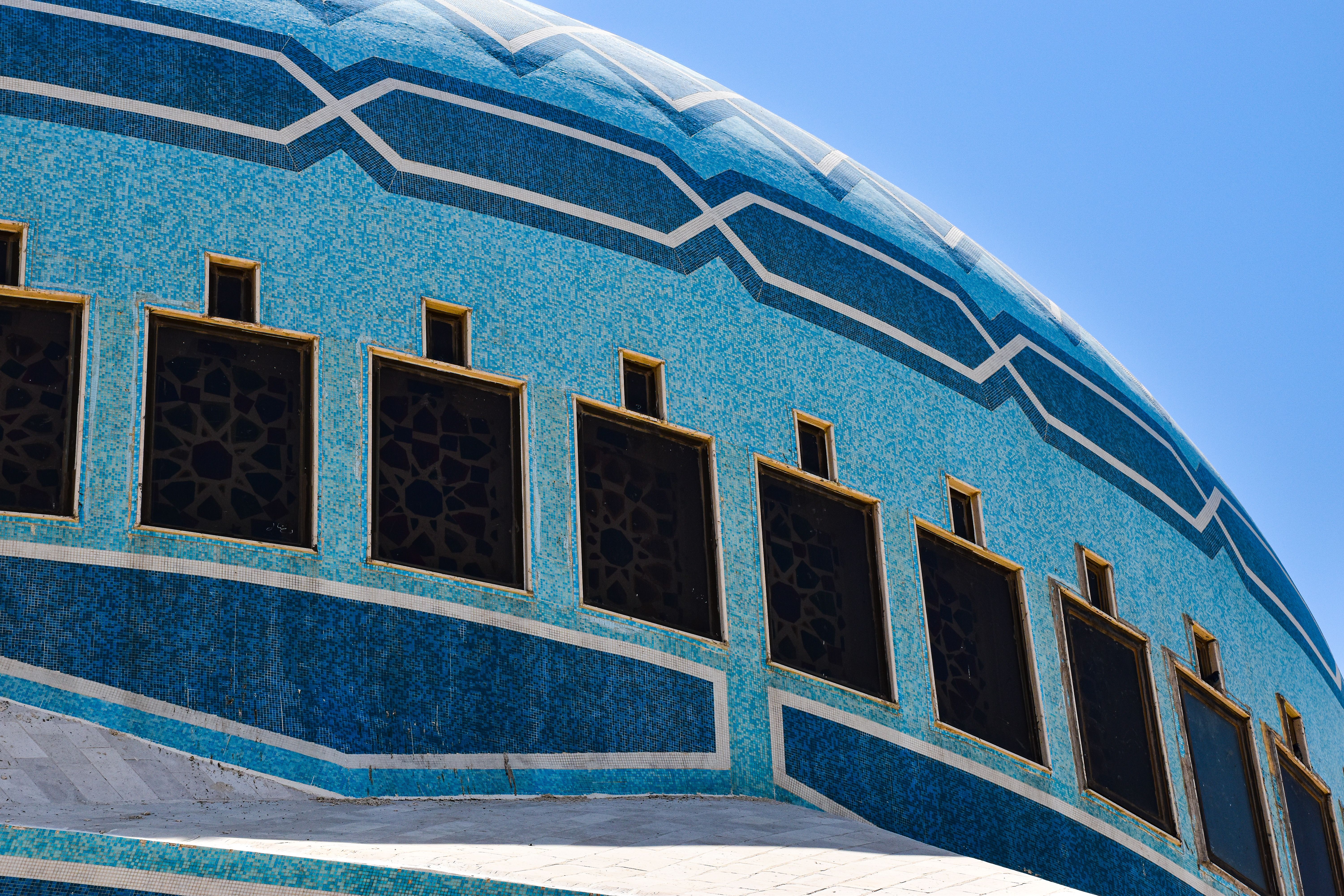 Dome Wall of King Abdullah I Mosque in Amman · Free Stock Photo