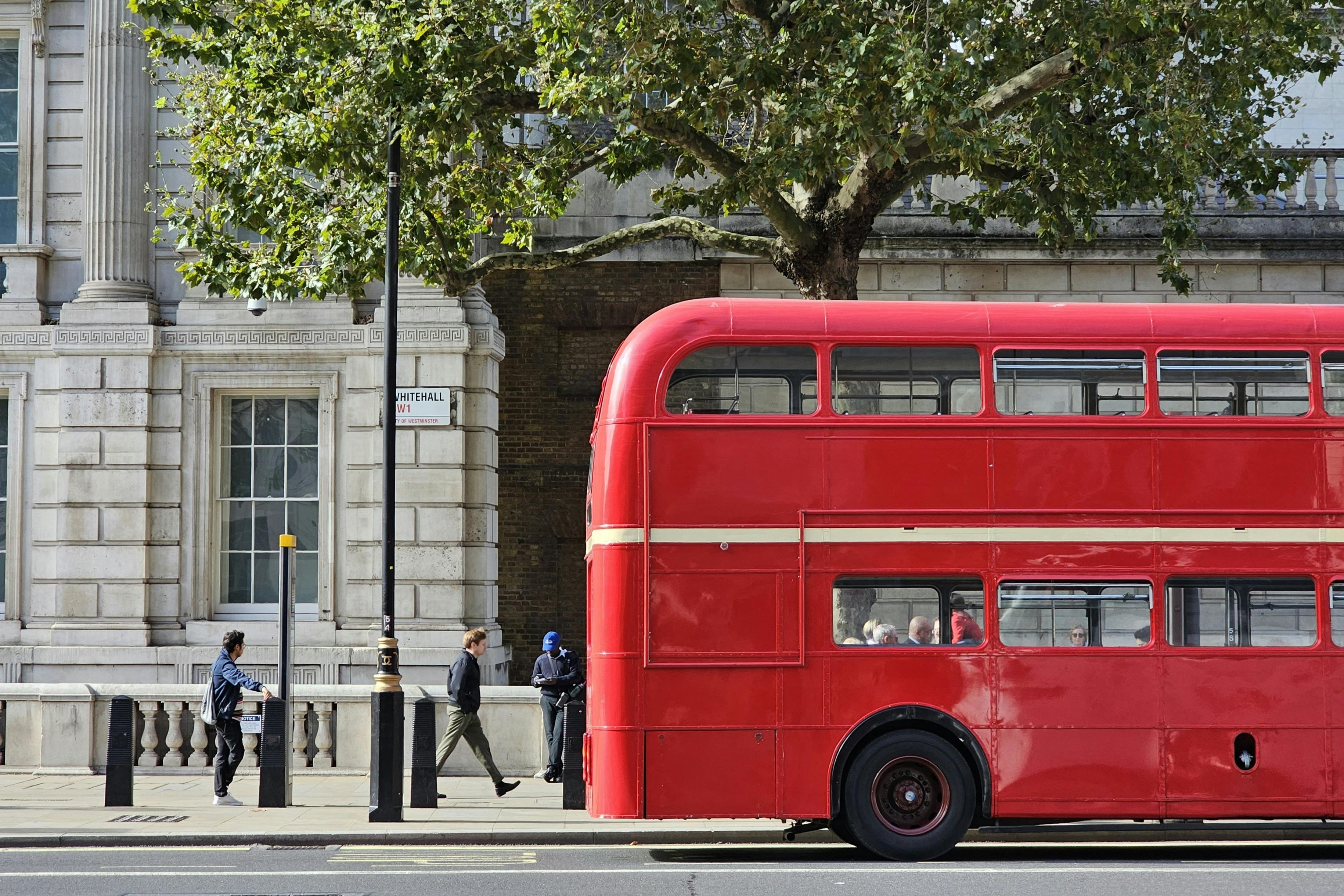 New Routemaster Bus on Street in London · Free Stock Photo