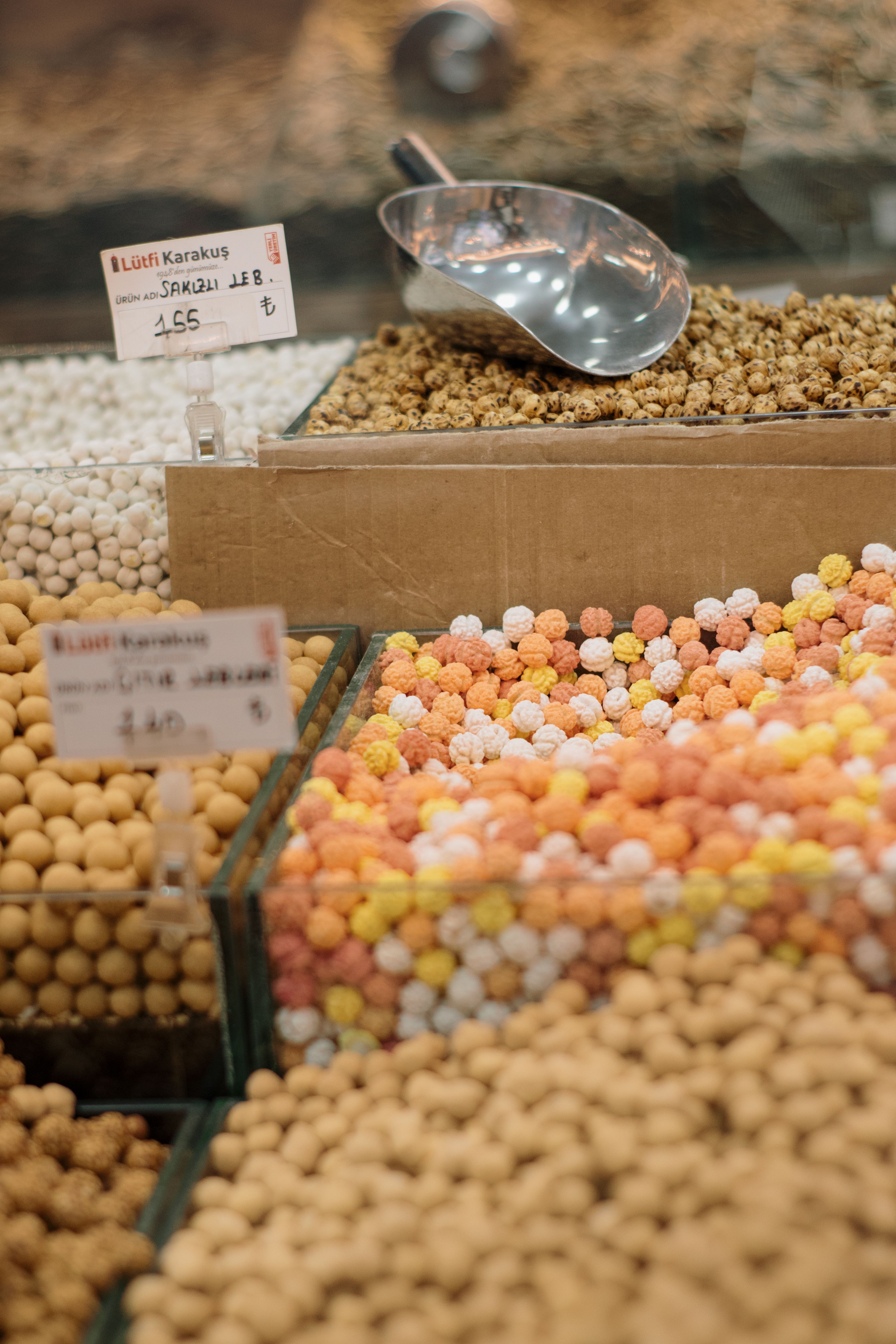 Selection of Snacks on Street Market in Turkey · Free Stock Photo