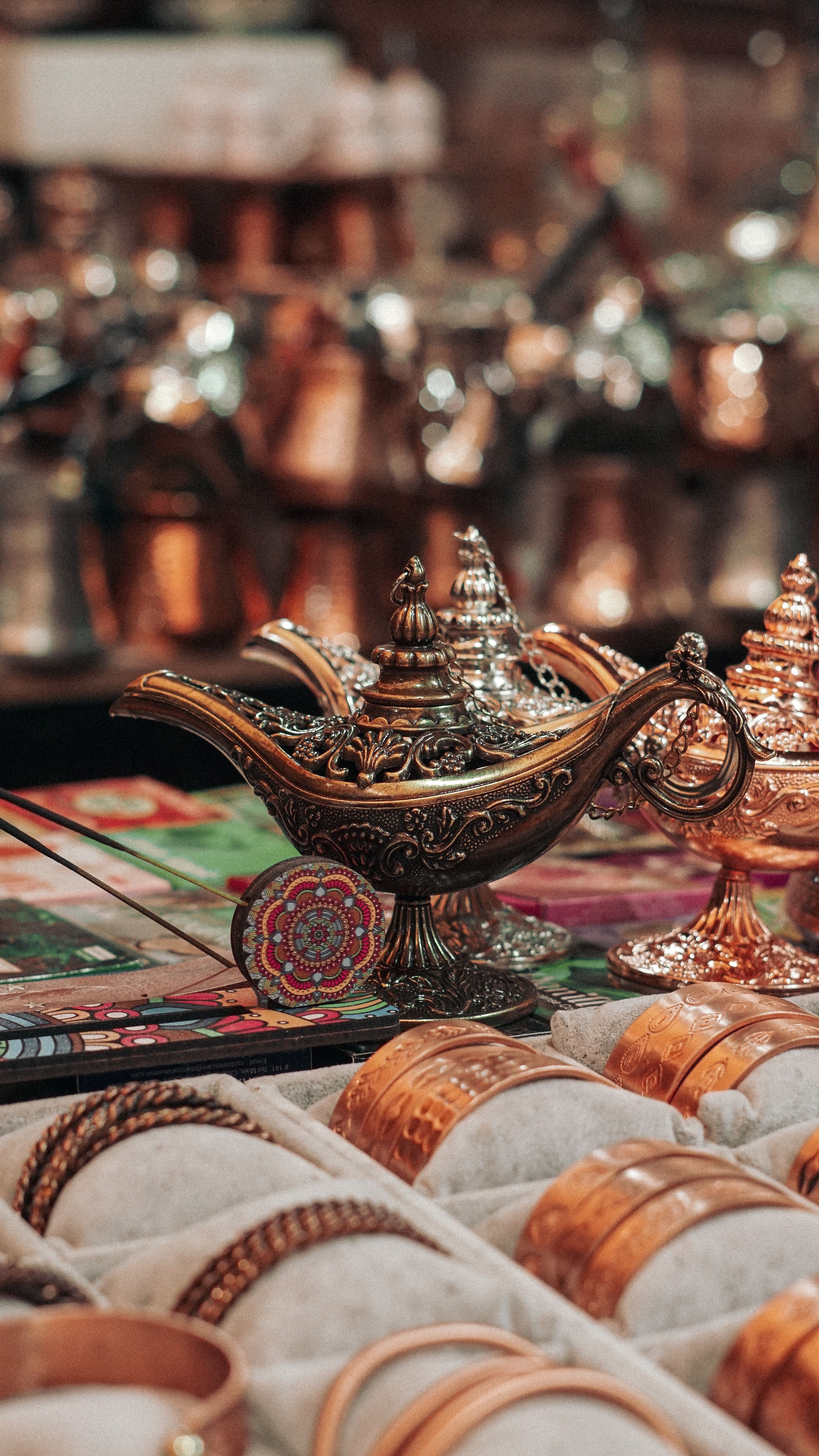 Traditional Arabic Lamps on a Bazaar · Free Stock Photo