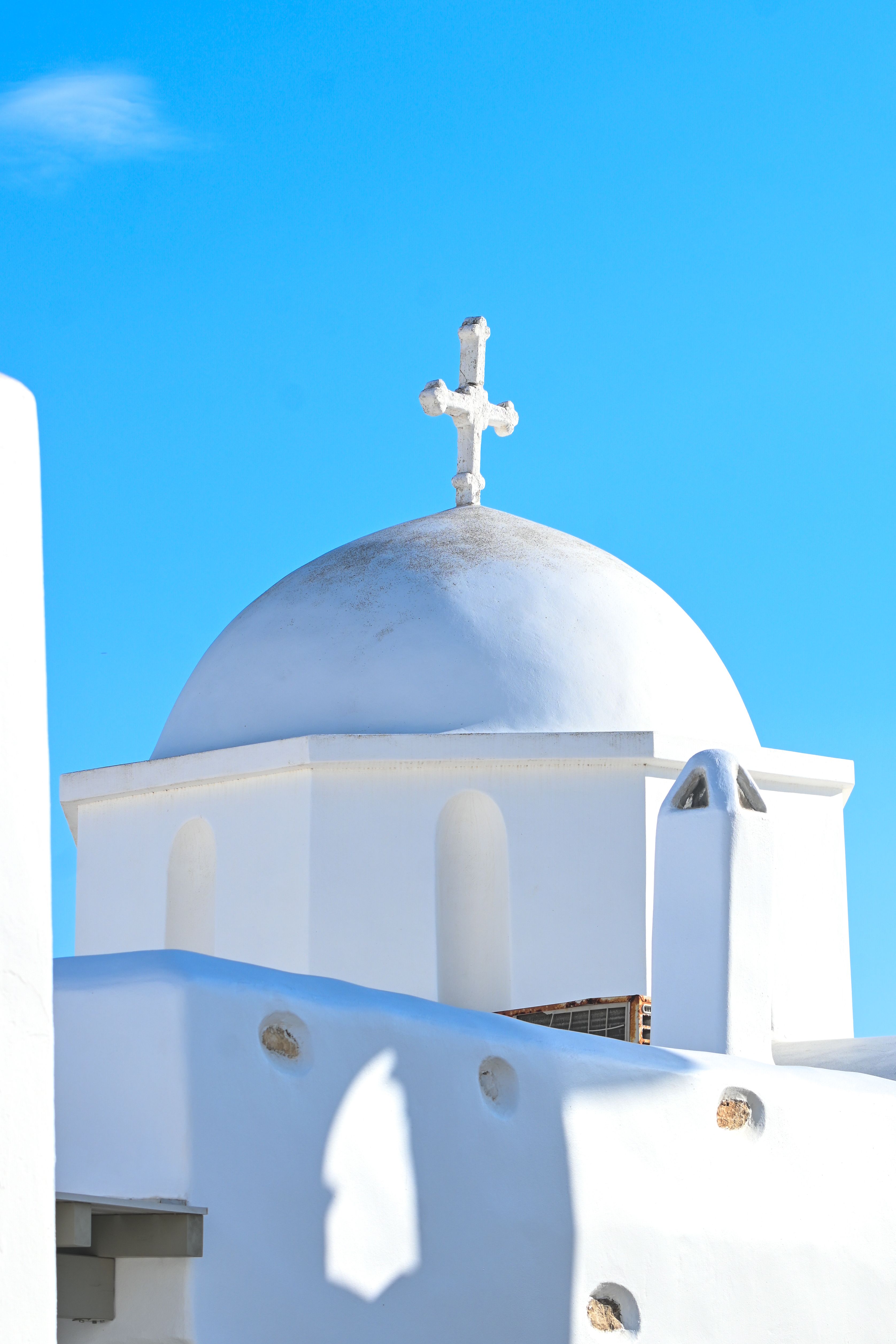 White Dome of Greek Orthodox Church · Free Stock Photo