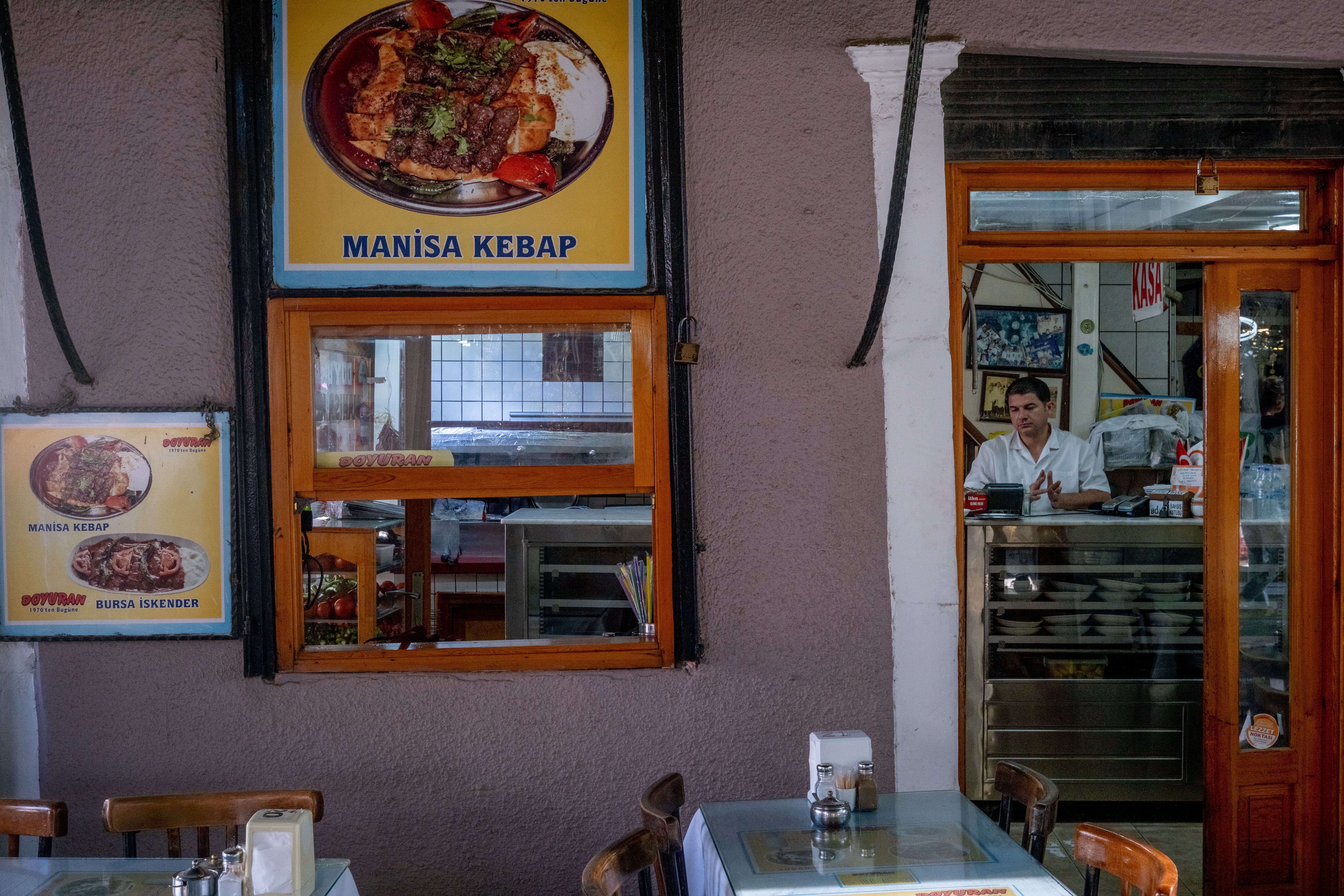 Window in a Kebab Restaurant · Free Stock Photo