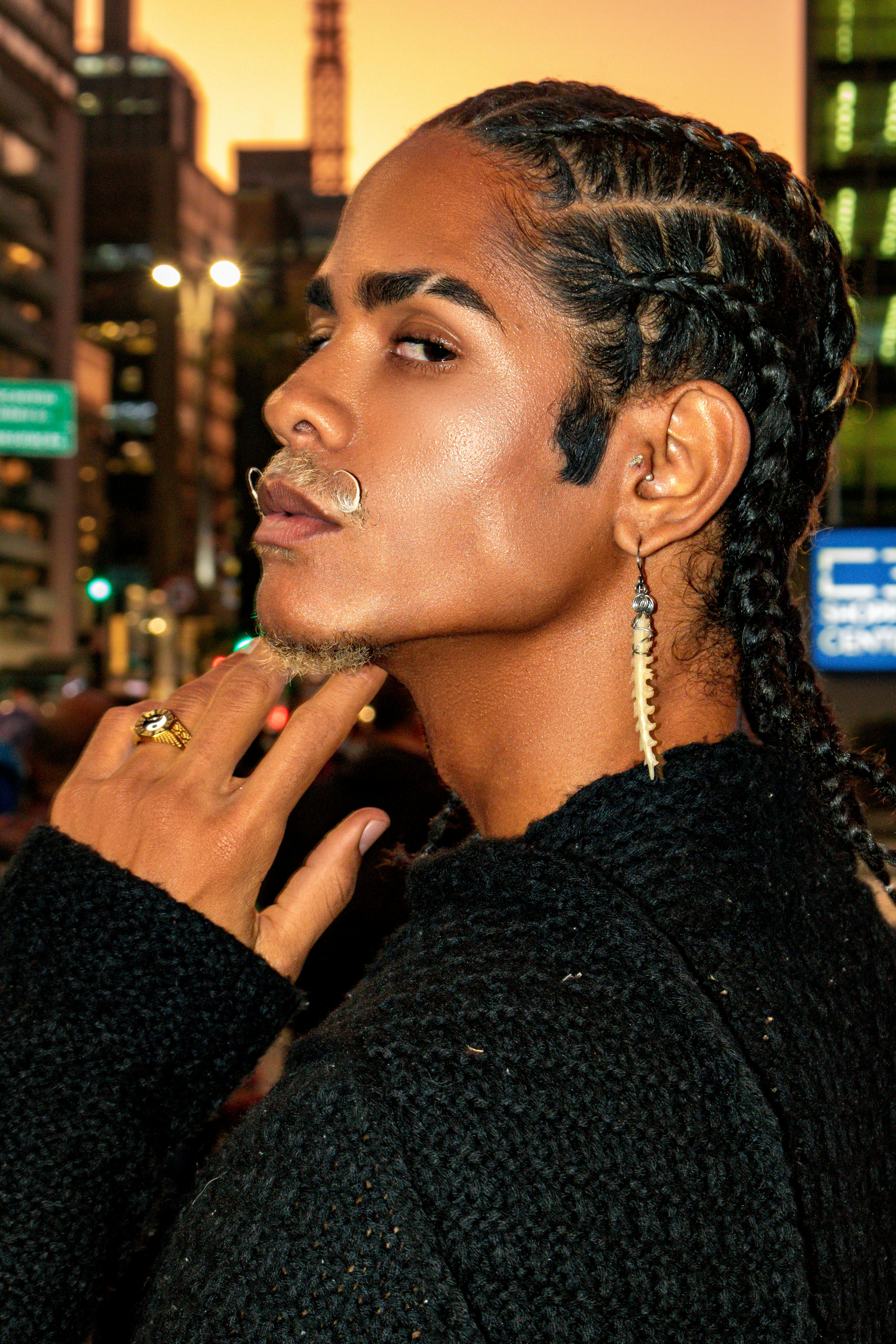 Man with Braided Hair · Free Stock Photo