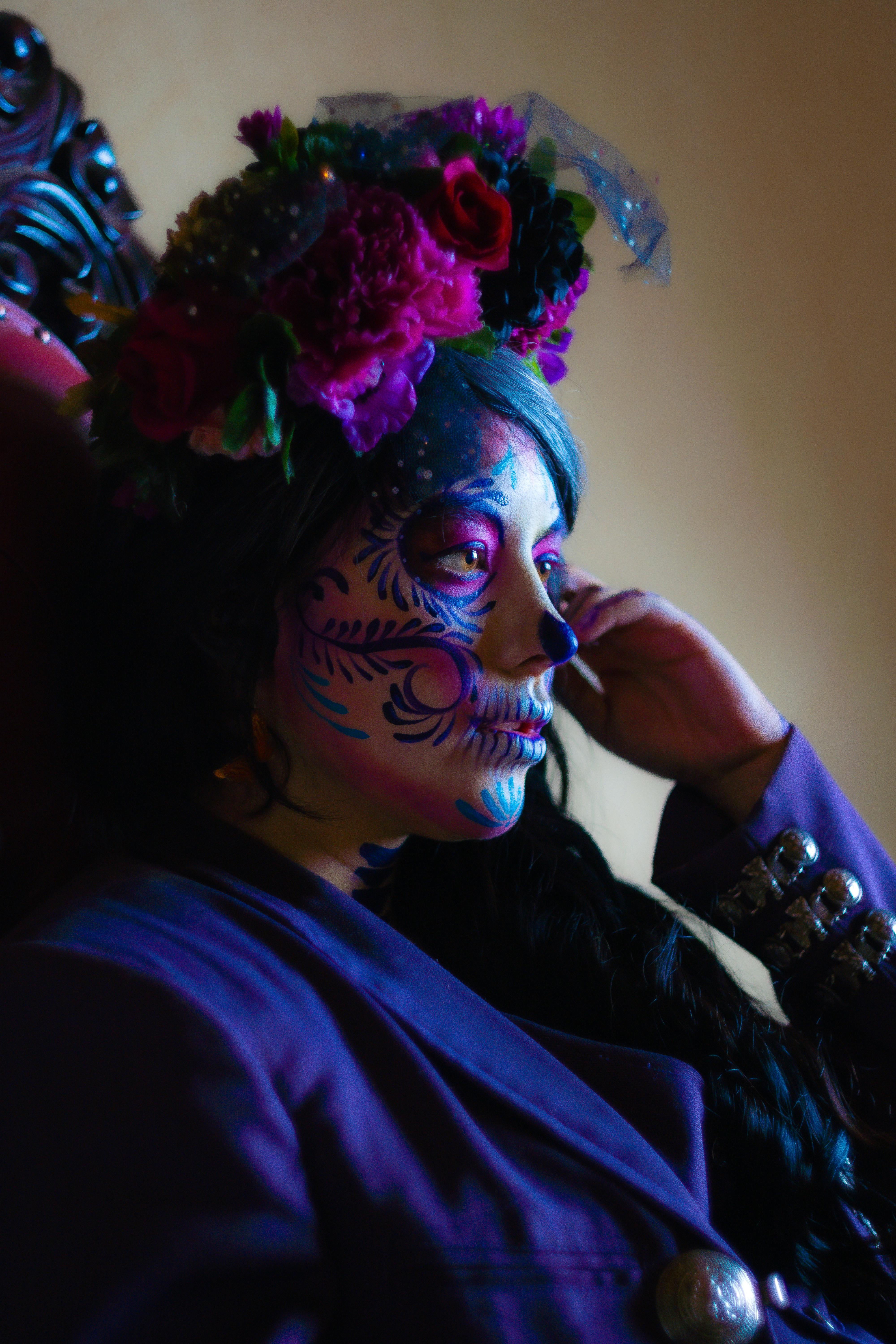 Catrina morada · Free Stock Photo