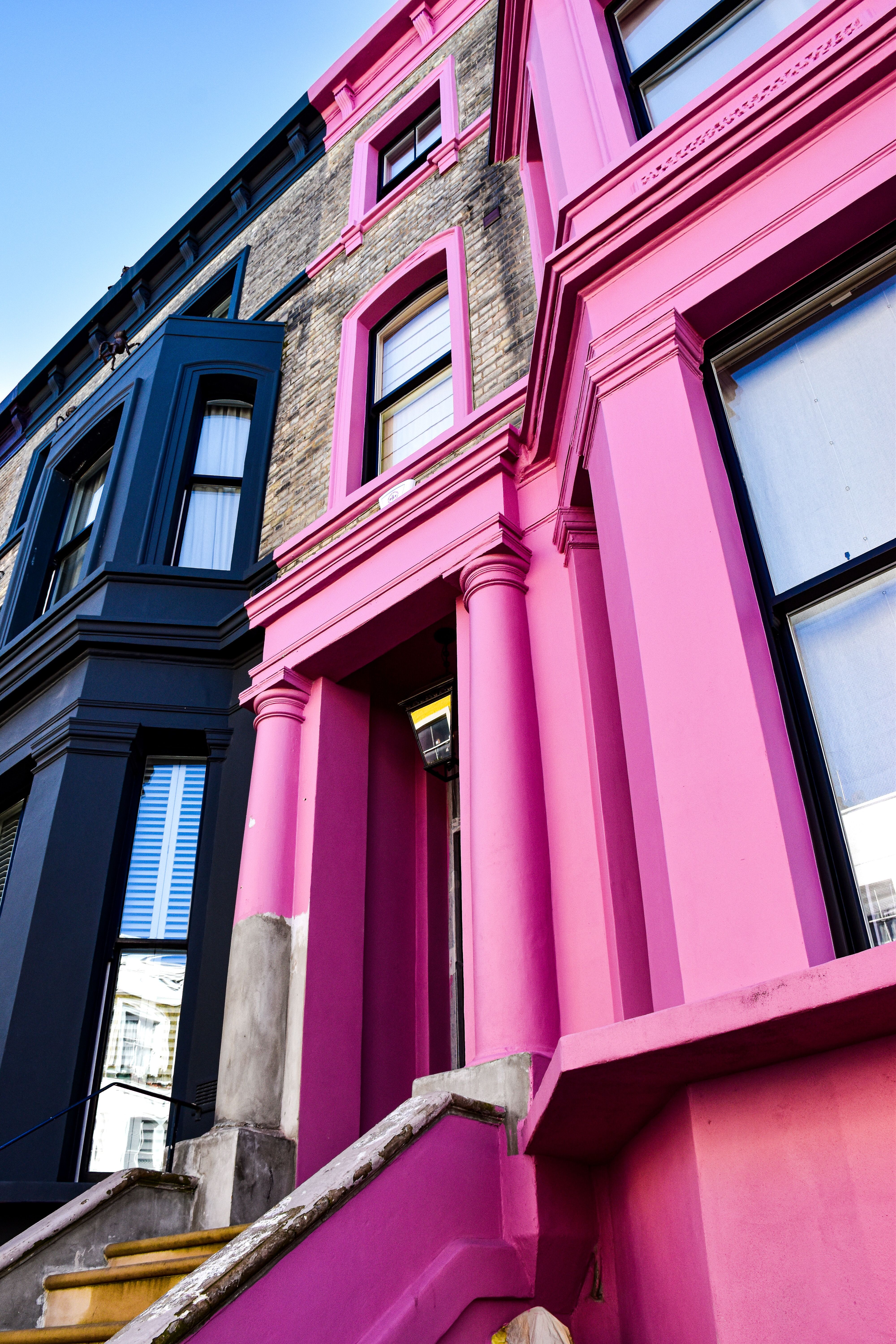 Colorful Tenements in Notting Hill · Free Stock Photo