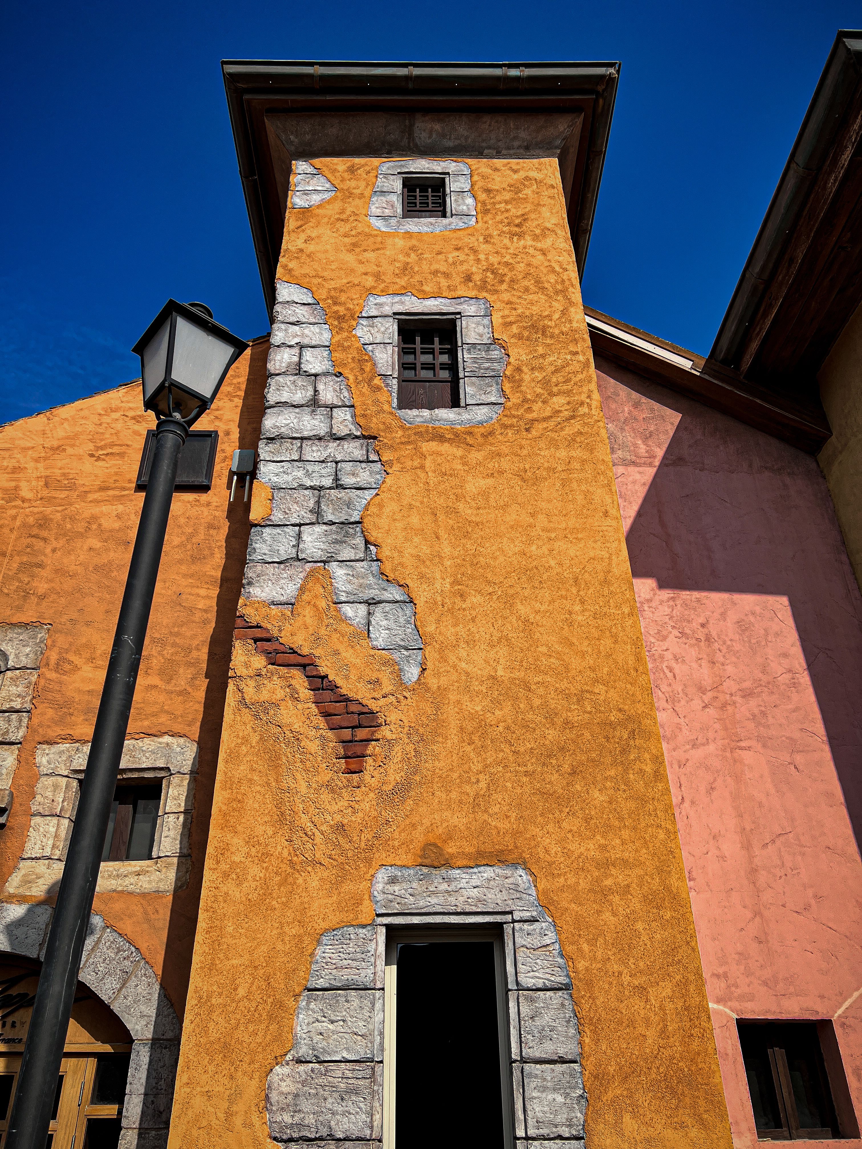 Orange Building Wall · Free Stock Photo