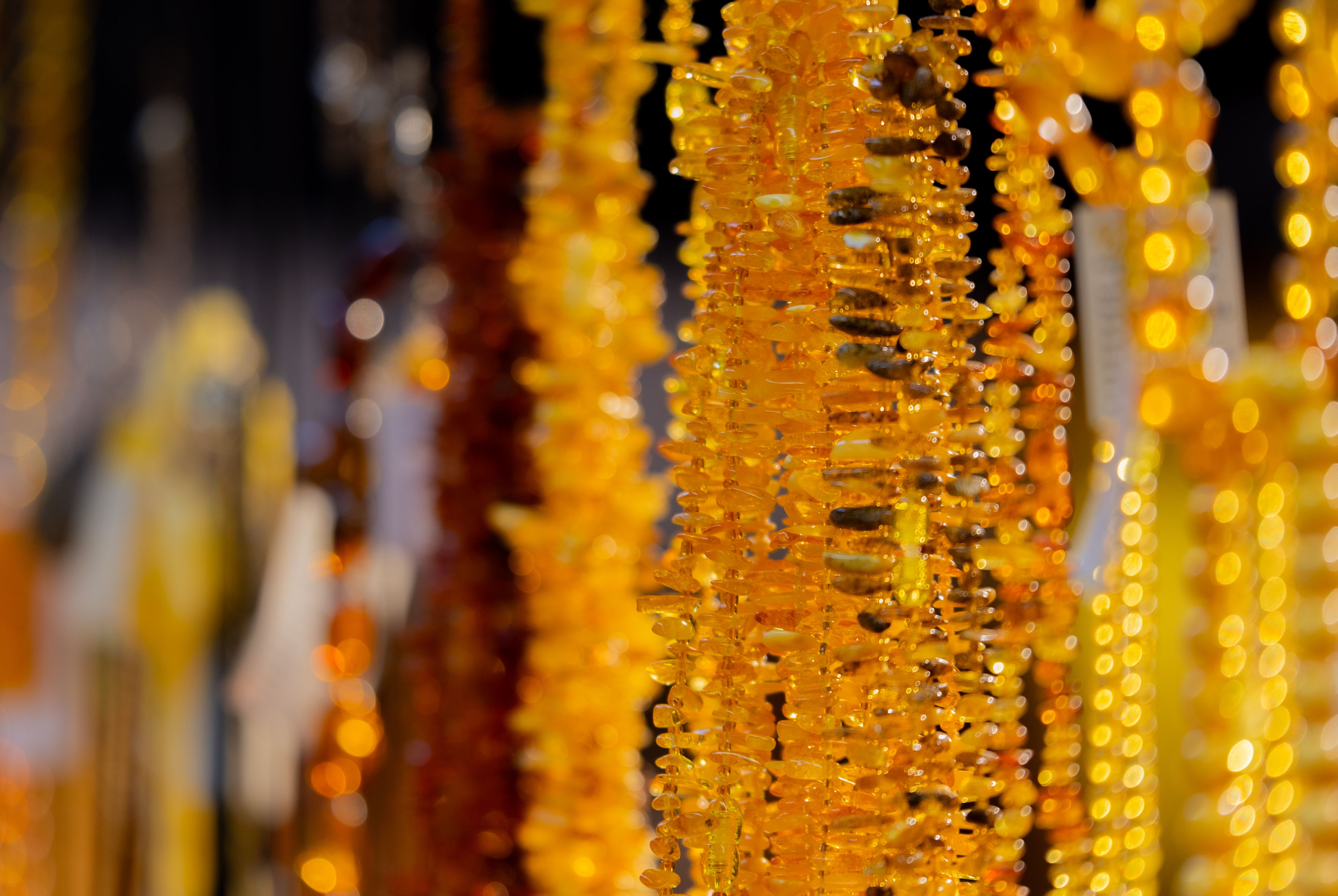 Close up of Golden Beads · Free Stock Photo