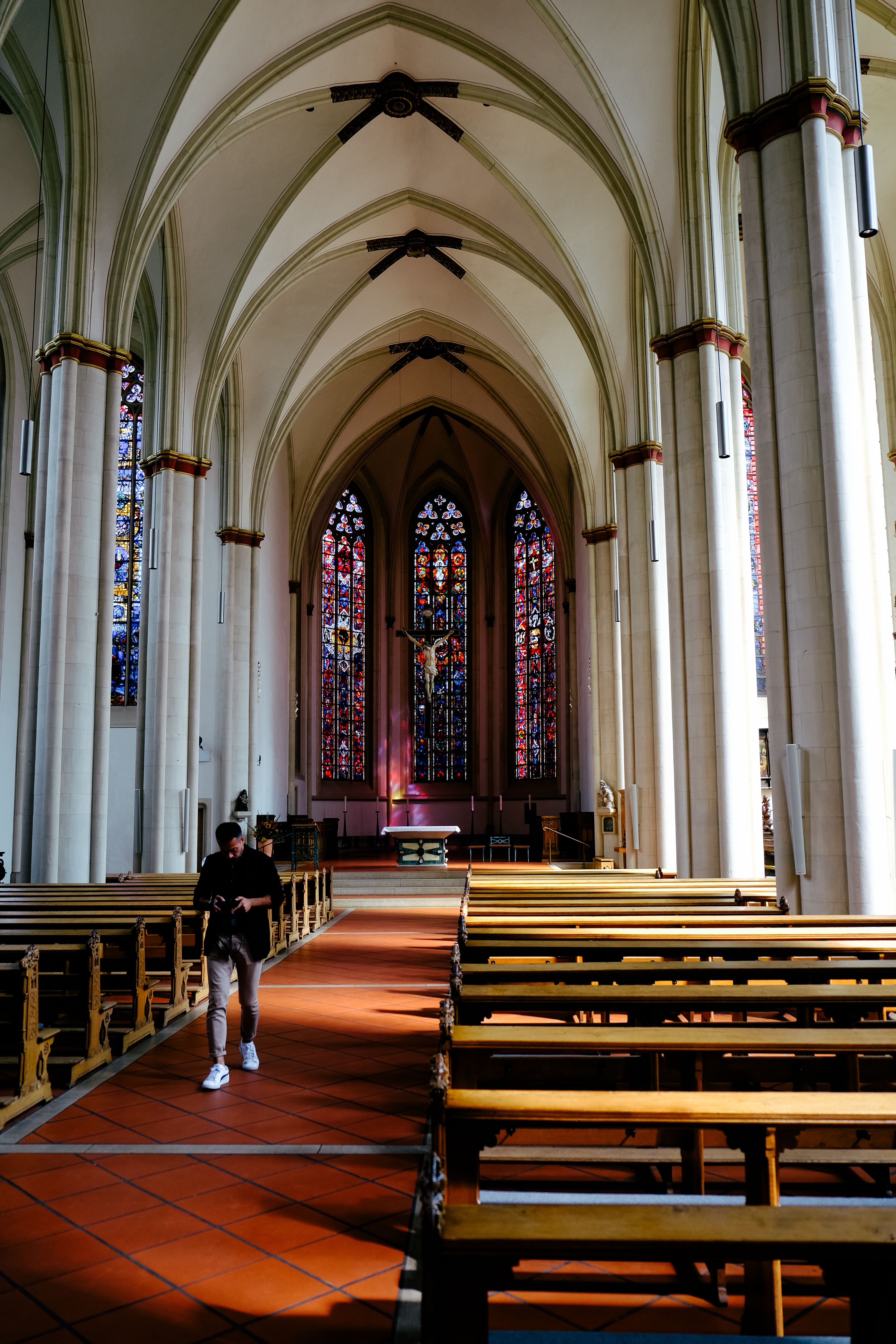Photo of an Aisle in a Church · Free Stock Photo