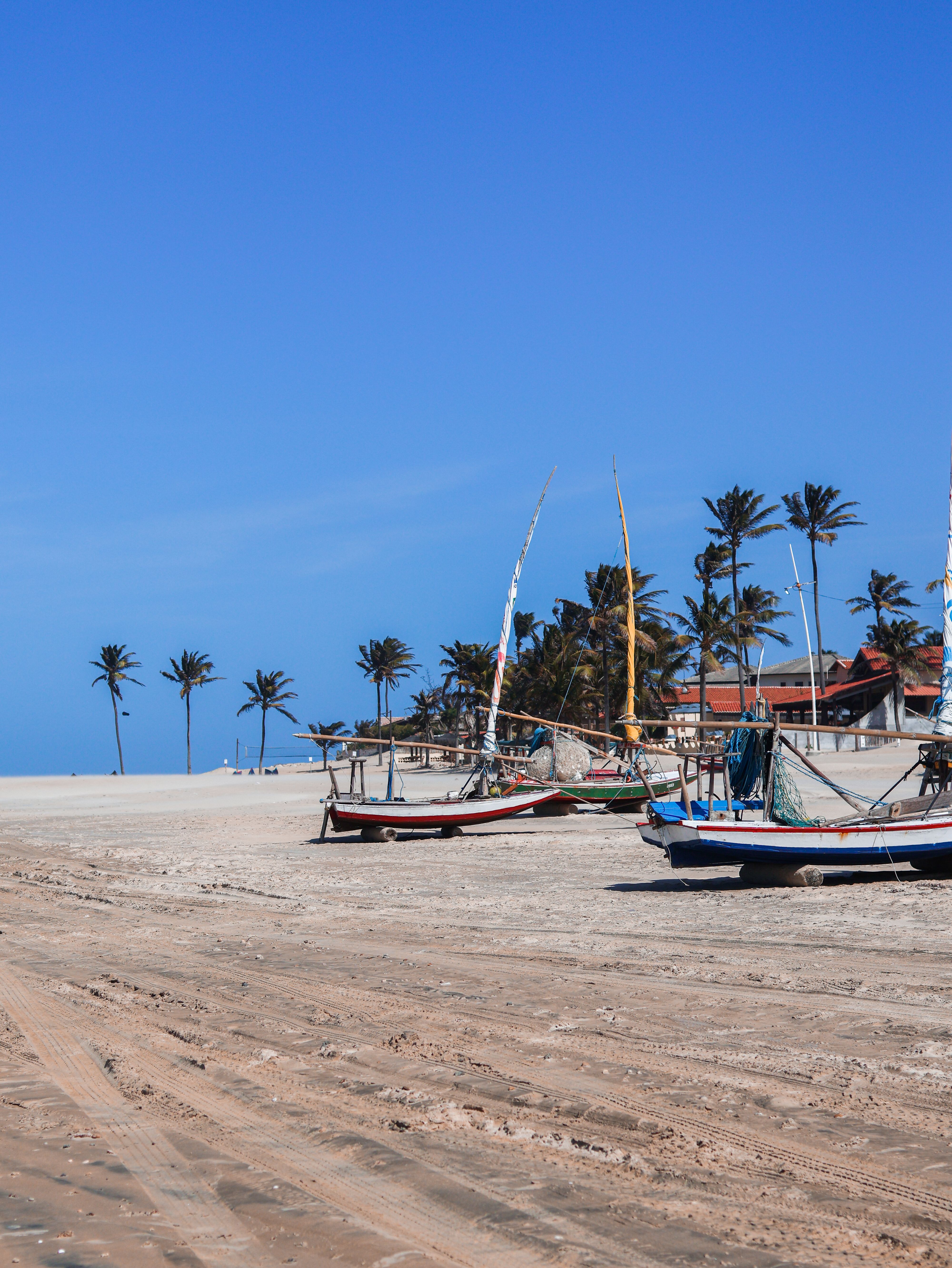 Boats on a Tropical Beach · Free Stock Photo