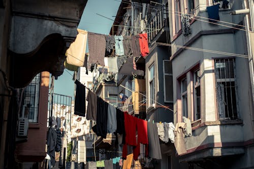 Assorted Clothes Hanging on Clothes Line · Free Stock Photo Assorted Clothes Hanging on Clothes Line · Free Stock Photo