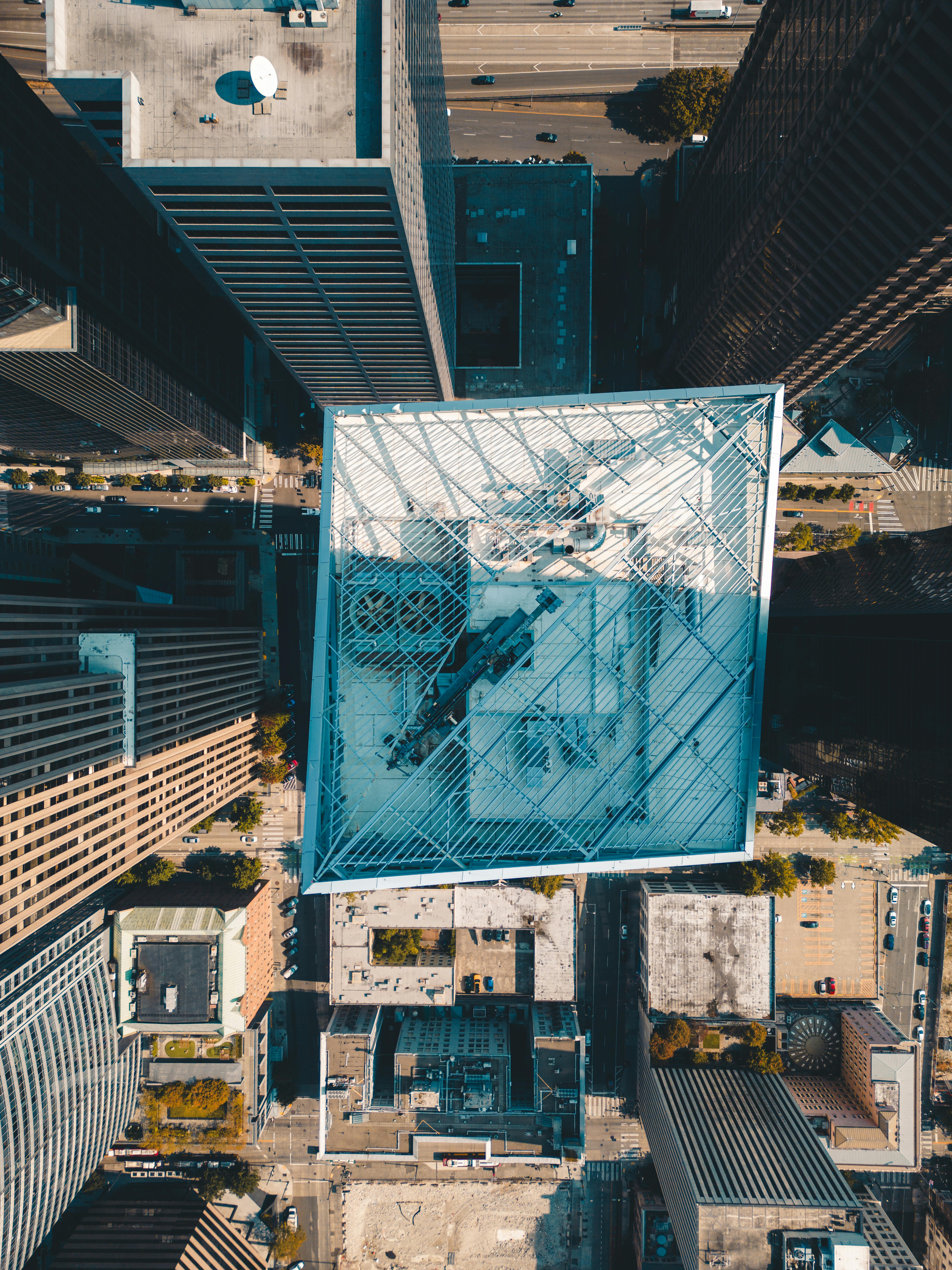 Birds Eye View of Building in City · Free Stock Photo